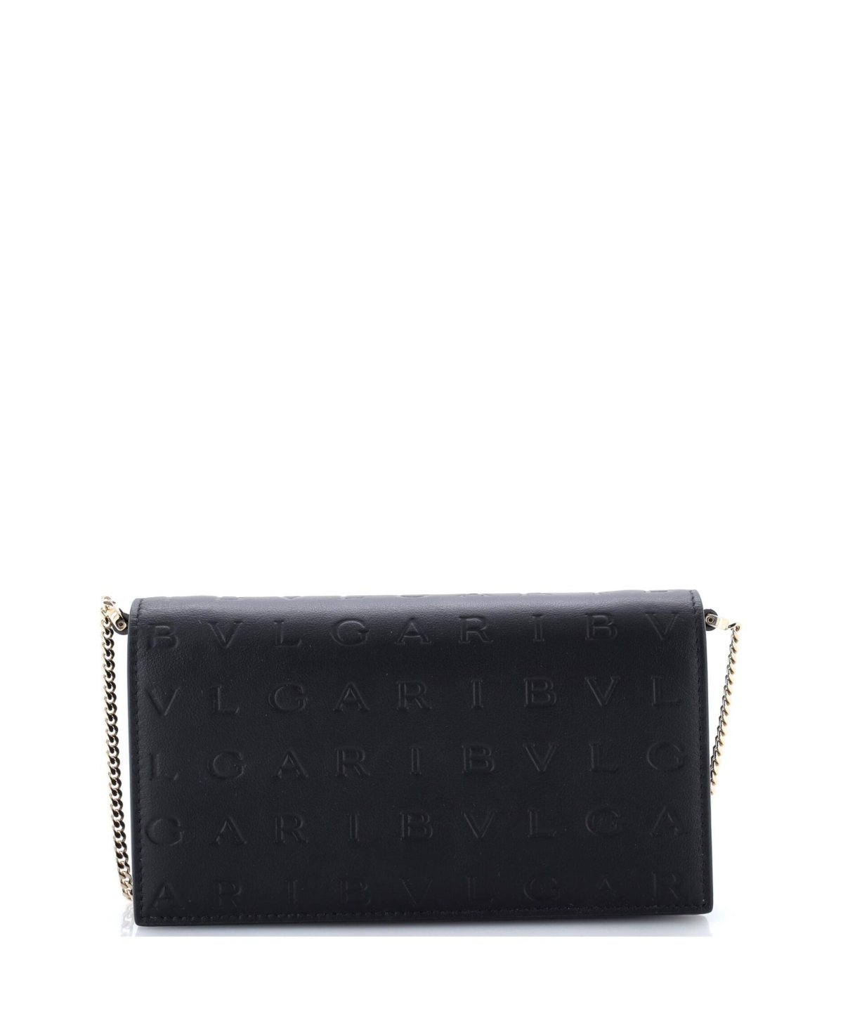 Click here for Pre-Owned Bvlgari Logo Infinitum Chain Wallet Embo... prices