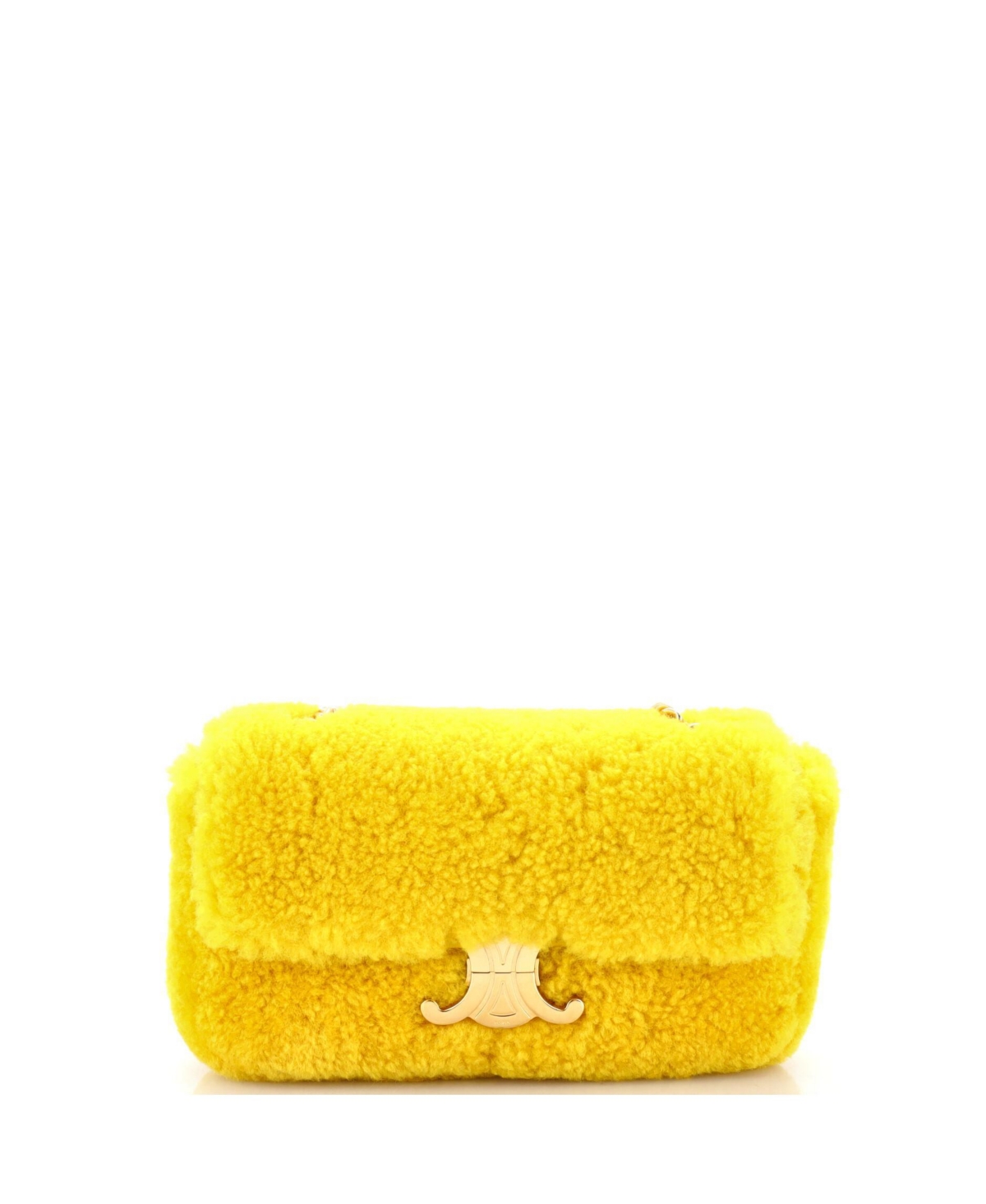 Click here for Pre-Owned Celine Small Triomphe Chain Shoulder Bag... prices