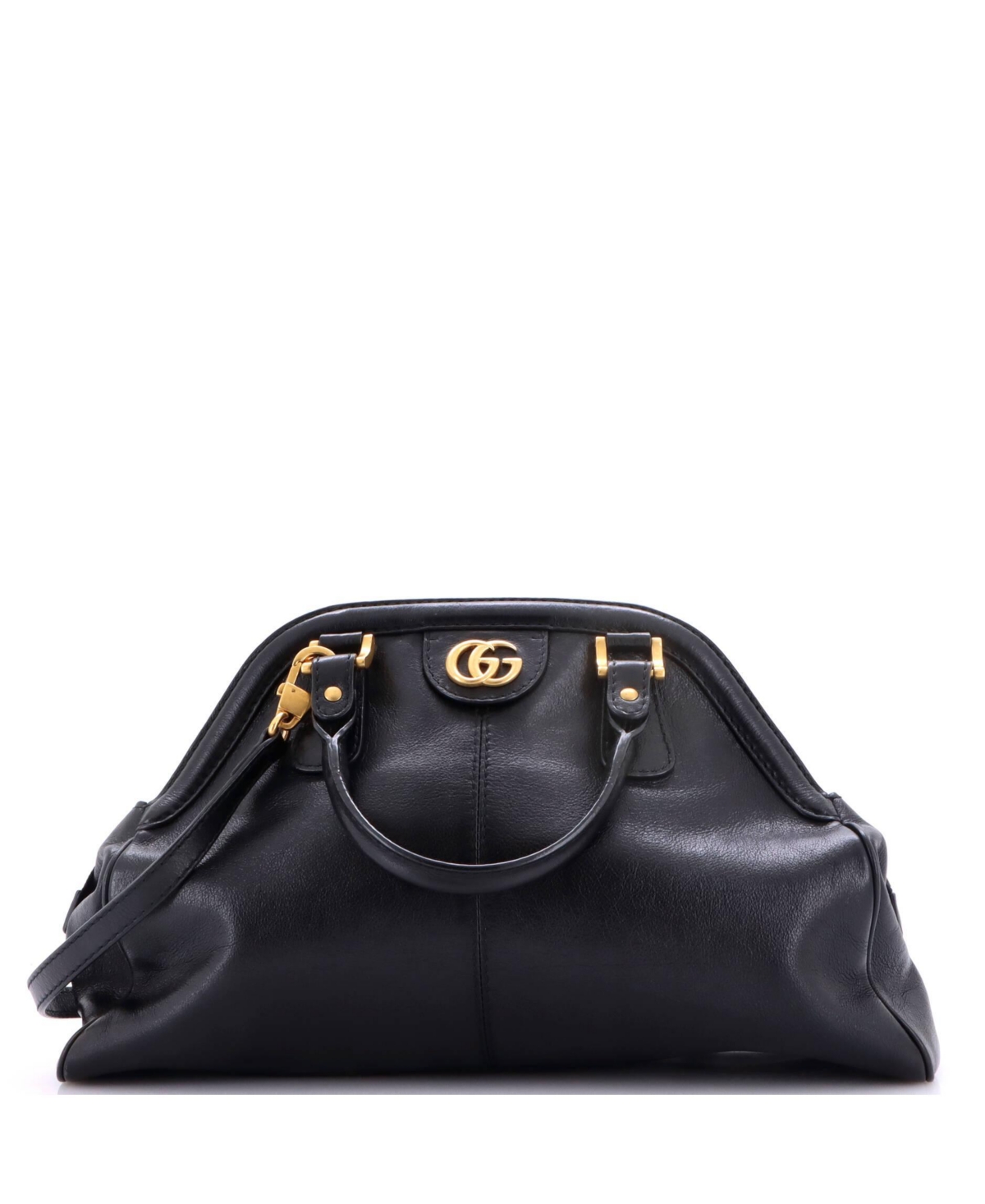 Click here for Pre-Owned Gucci Medium Re(Belle) Top Handle Bag Le... prices