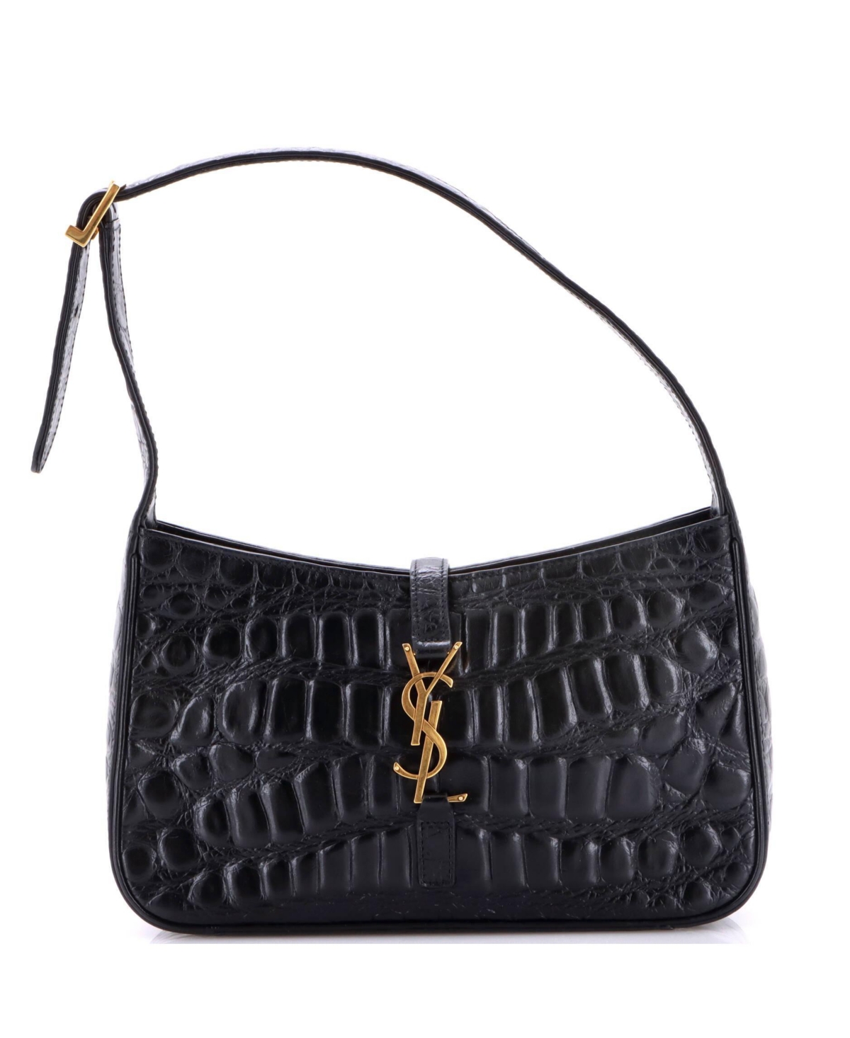 Click here for Pre-Owned Saint Laurent Small Le 5 a 7 Hobo Emboss... prices