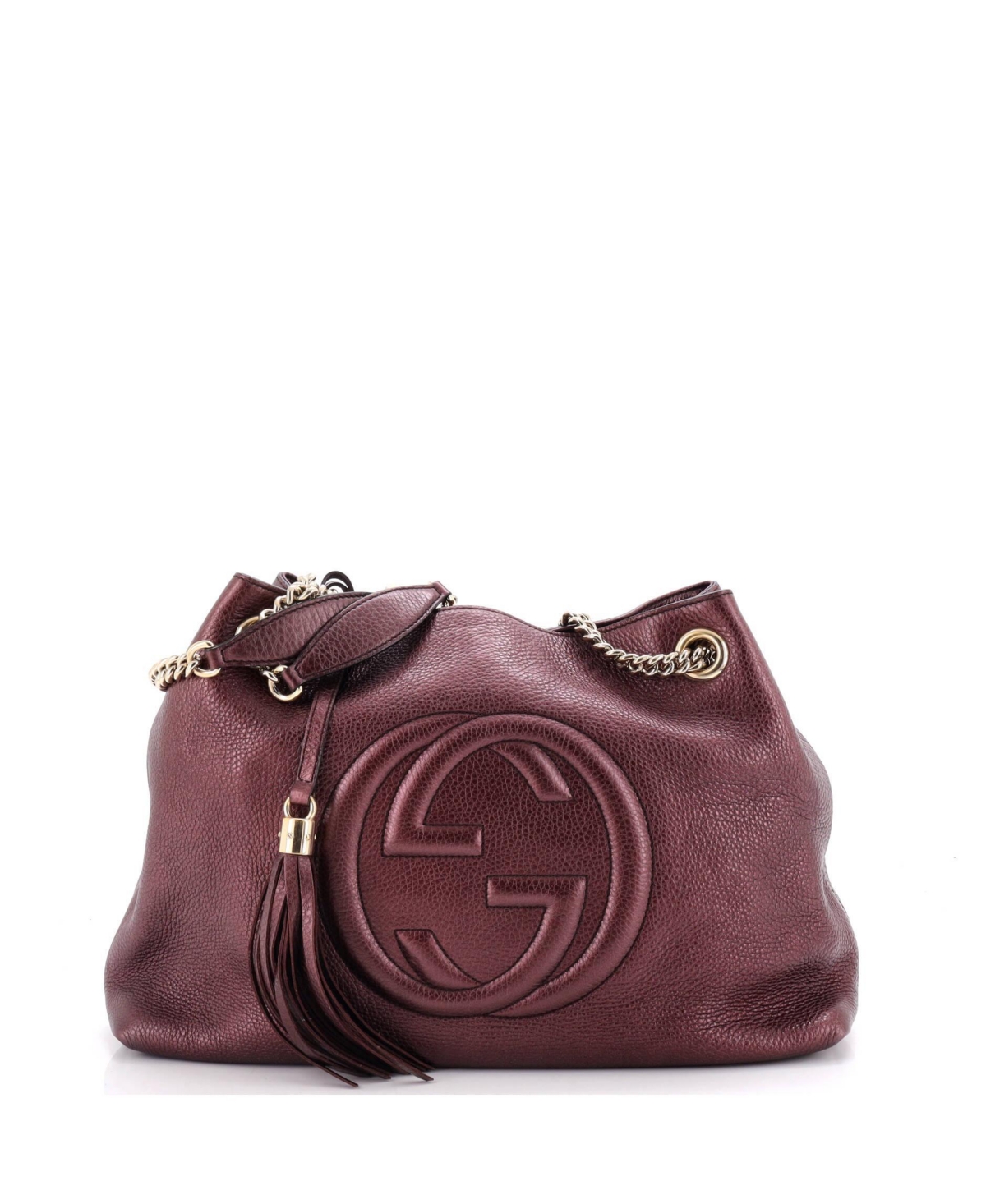 Click here for Pre-Owned Gucci Medium Soho Chain Strap Shoulder B... prices