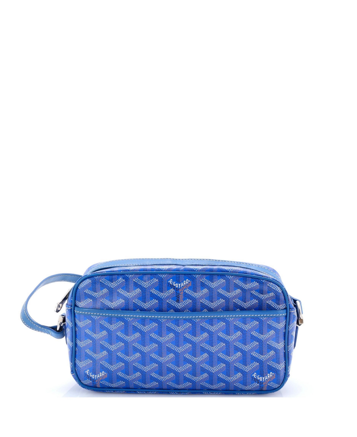 Click here for Pre-Owned Goyard Cap Vert Bag Coated Canvas - Blue prices