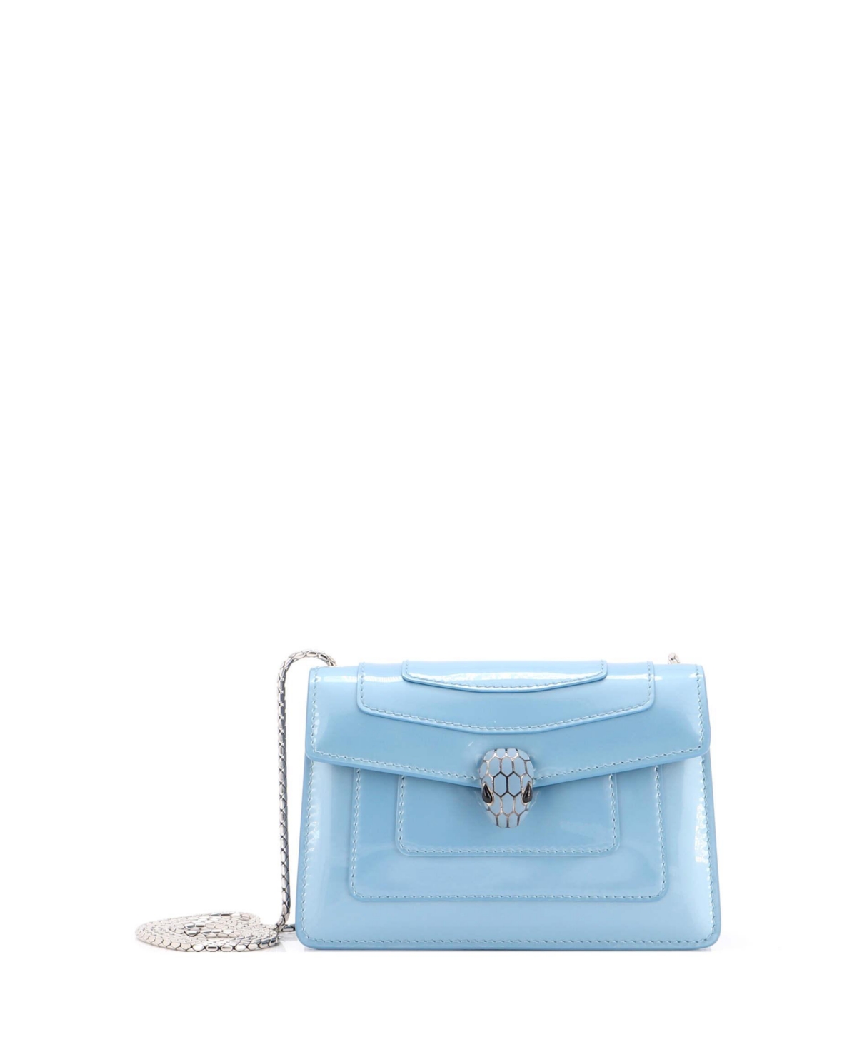 Click here for Pre-Owned Bvlgari Small Serpenti Forever Square Sh... prices