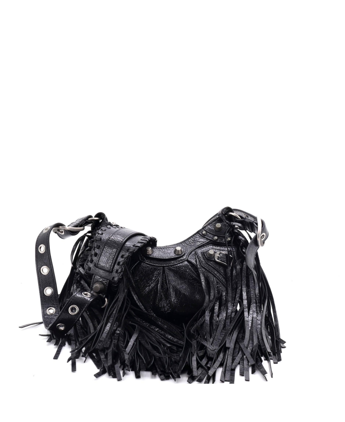 Click here for Pre-Owned Balenciaga Xs Le Cagole Giant Studs Frin... prices