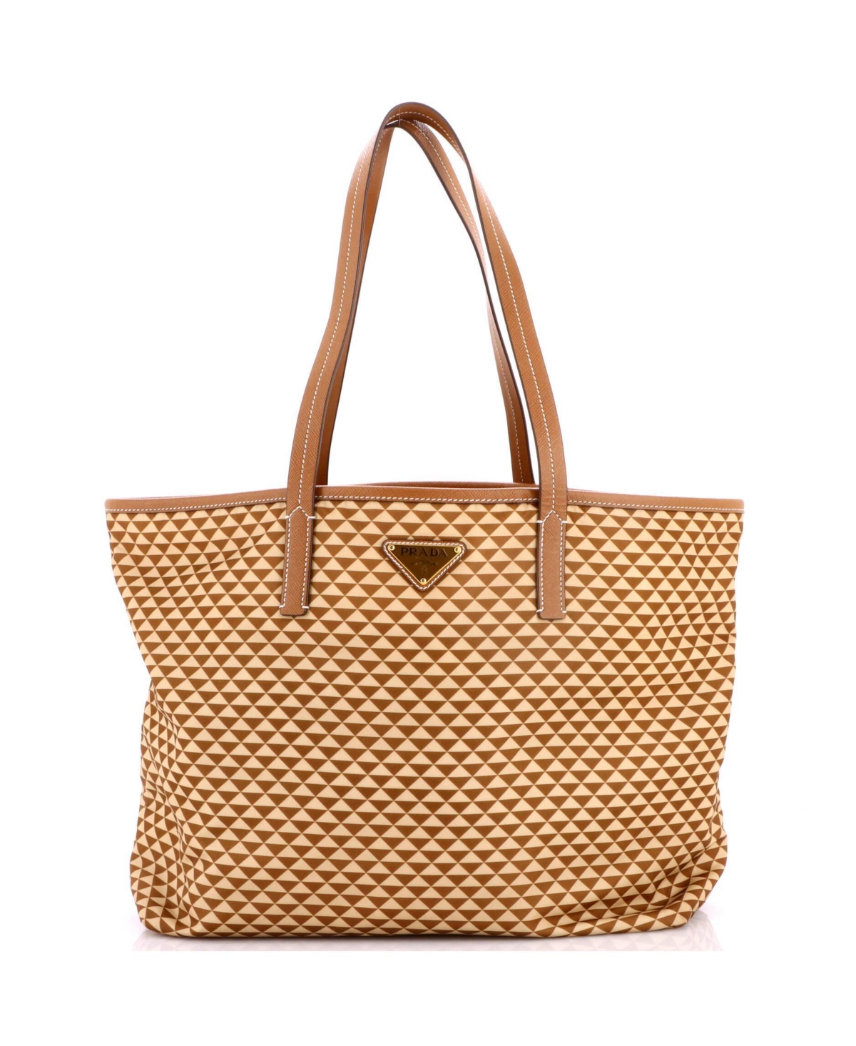Click here for Pre-Owned Prada Medium Open Tote Bag Printed Re-Ny... prices