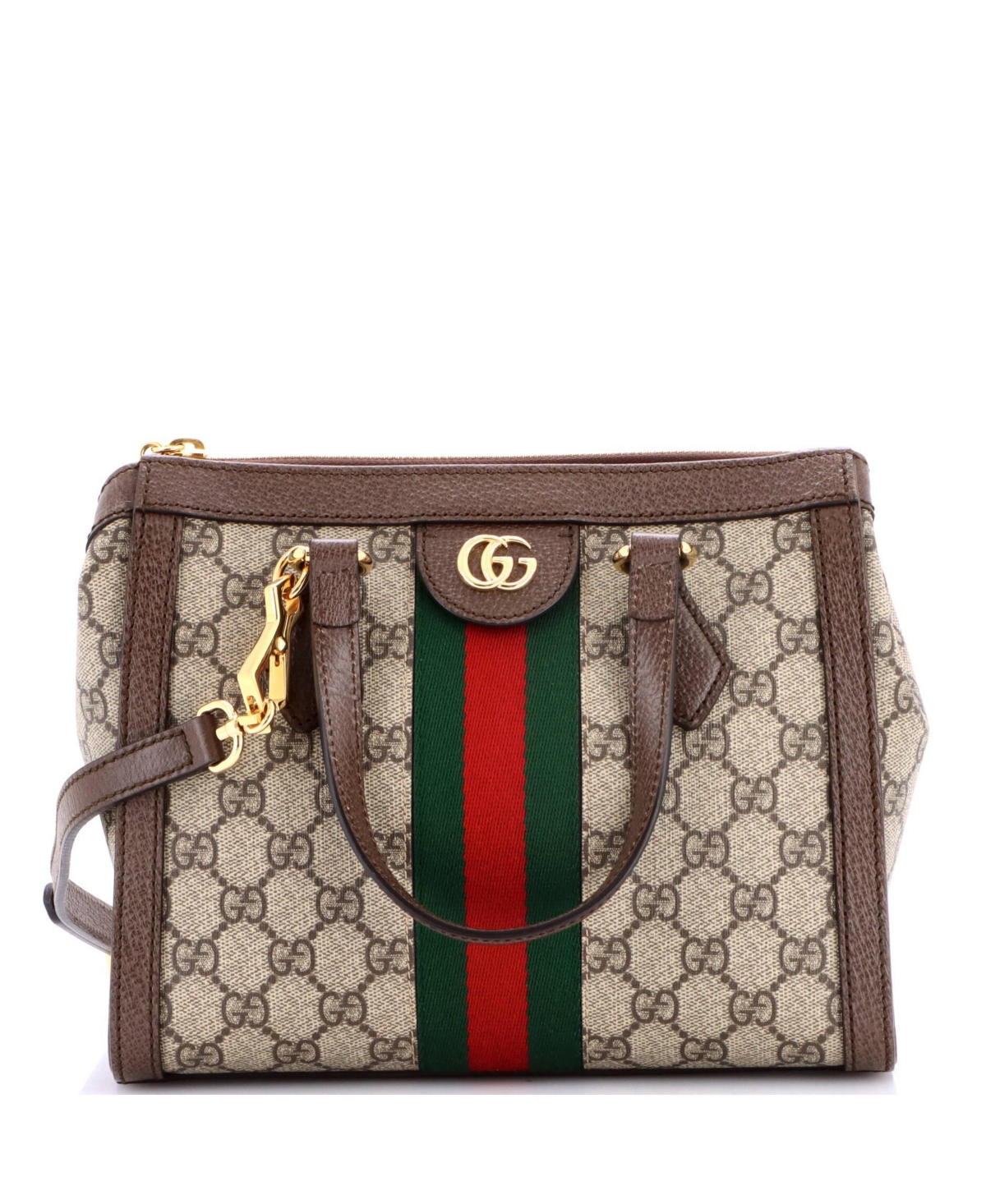 Click here for Pre-Owned Gucci Small Ophidia Top Handle Tote Gg C... prices