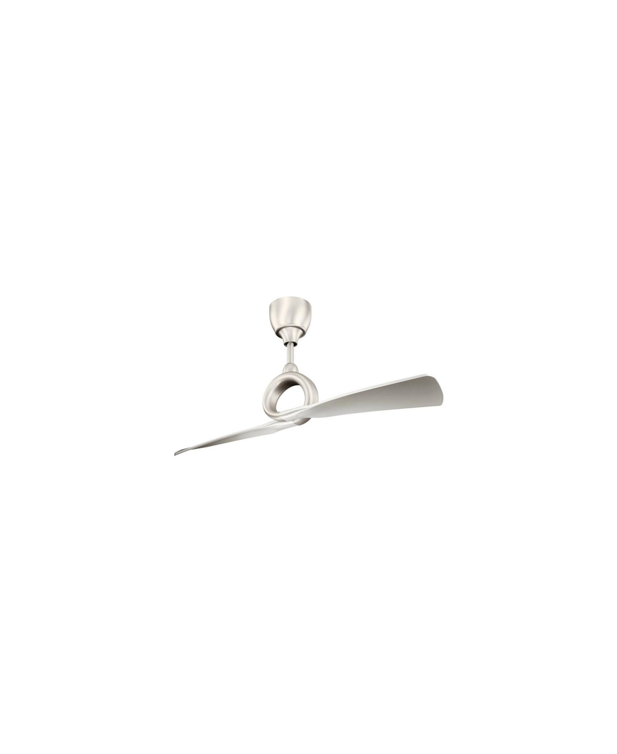 Click here for 54 Kichler Link Nickel 2-Blade Ceiling Fan with Re... prices