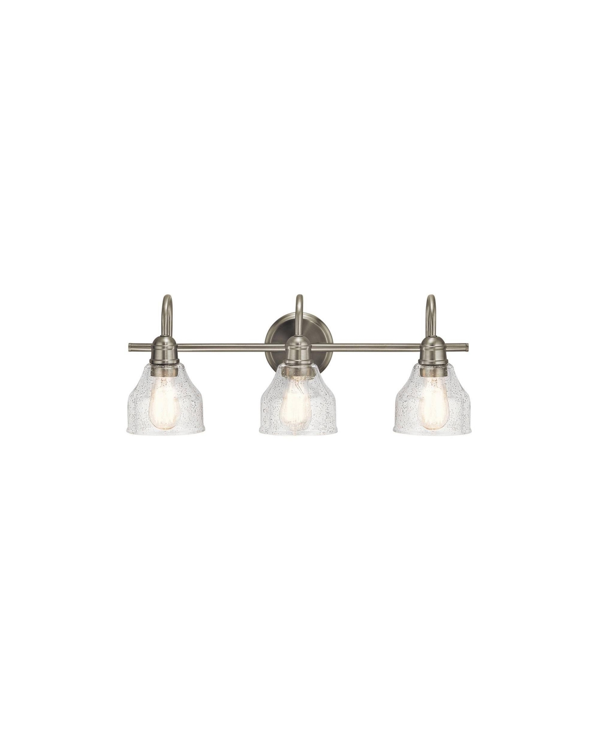 Click here for Kichler Avery 24 Wide Brushed Nickel 3-Light Bath... prices