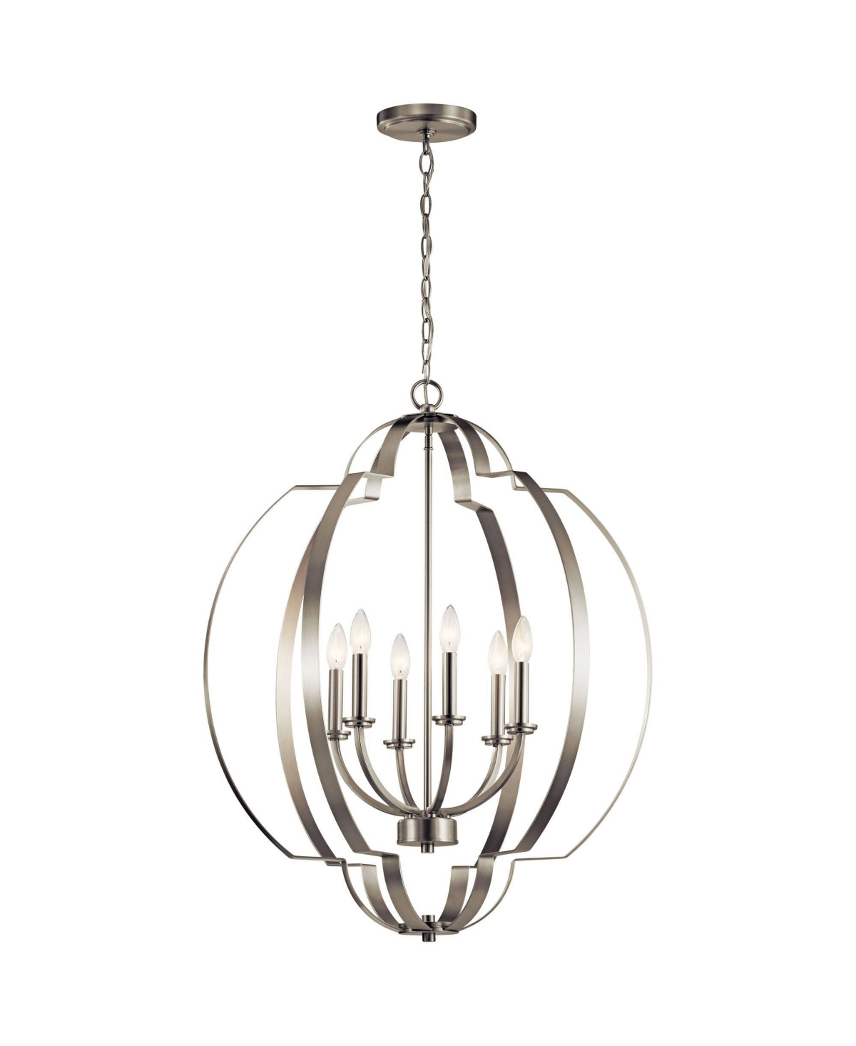 Click here for Kichler Voleta 27 3/4 Wide Brushed Nickel 6-Light... prices