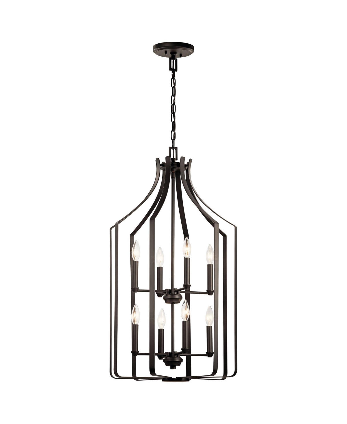 Click here for Kichler Morrigan 19W Olde Bronze 8-Light Foyer Cha... prices