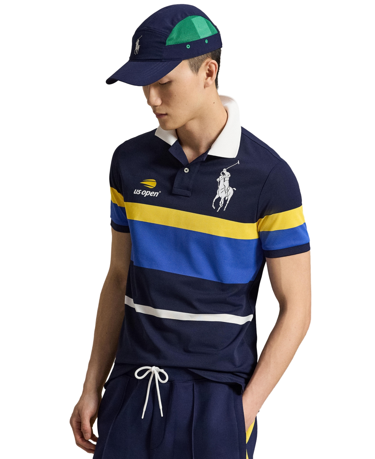 Click here for Polo Ralph Lauren Mens Us Open Ball Crew Stripe Po... prices