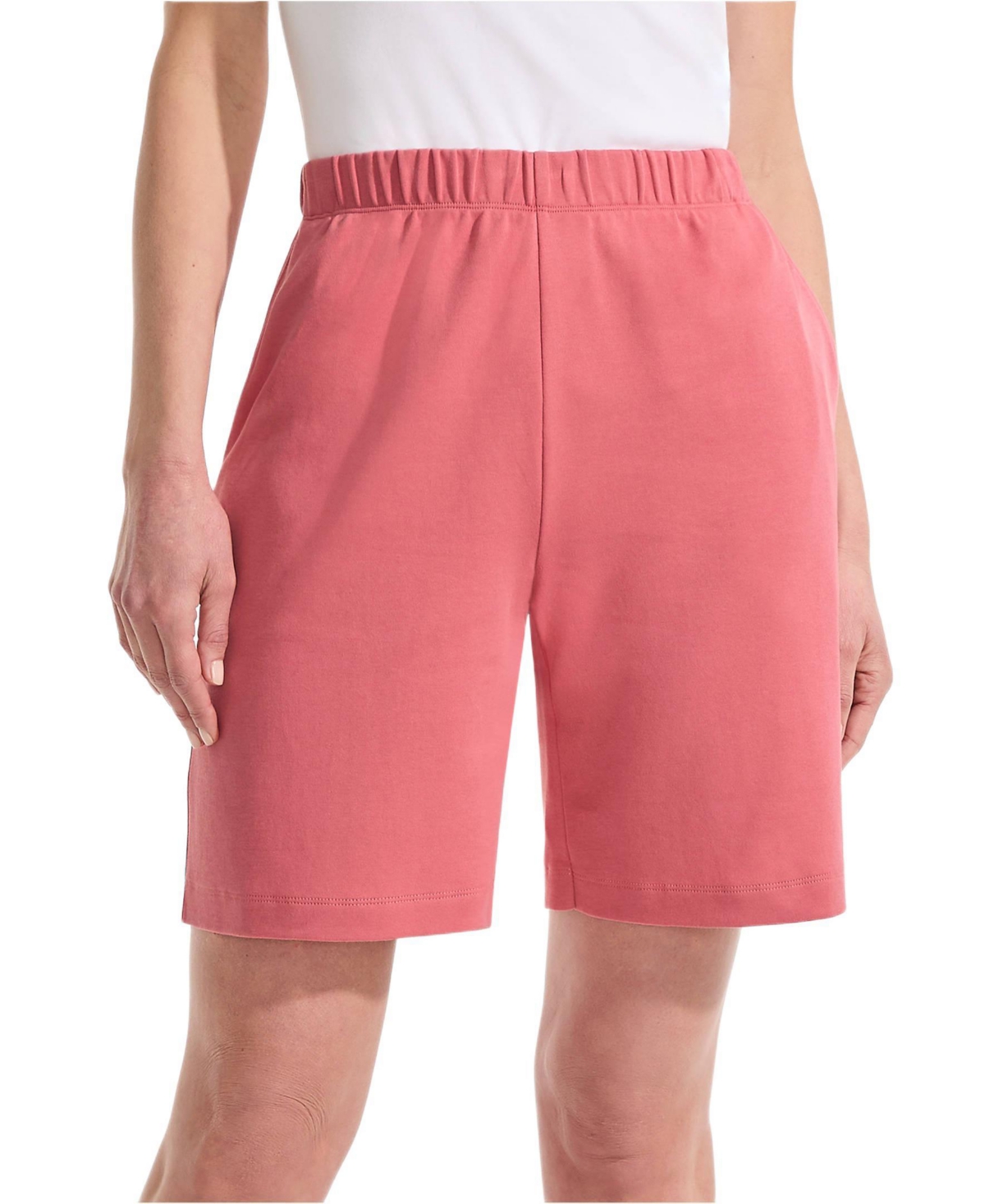 Click here for Lands End Petite Sport Knit High Rise Elastic Wais... prices
