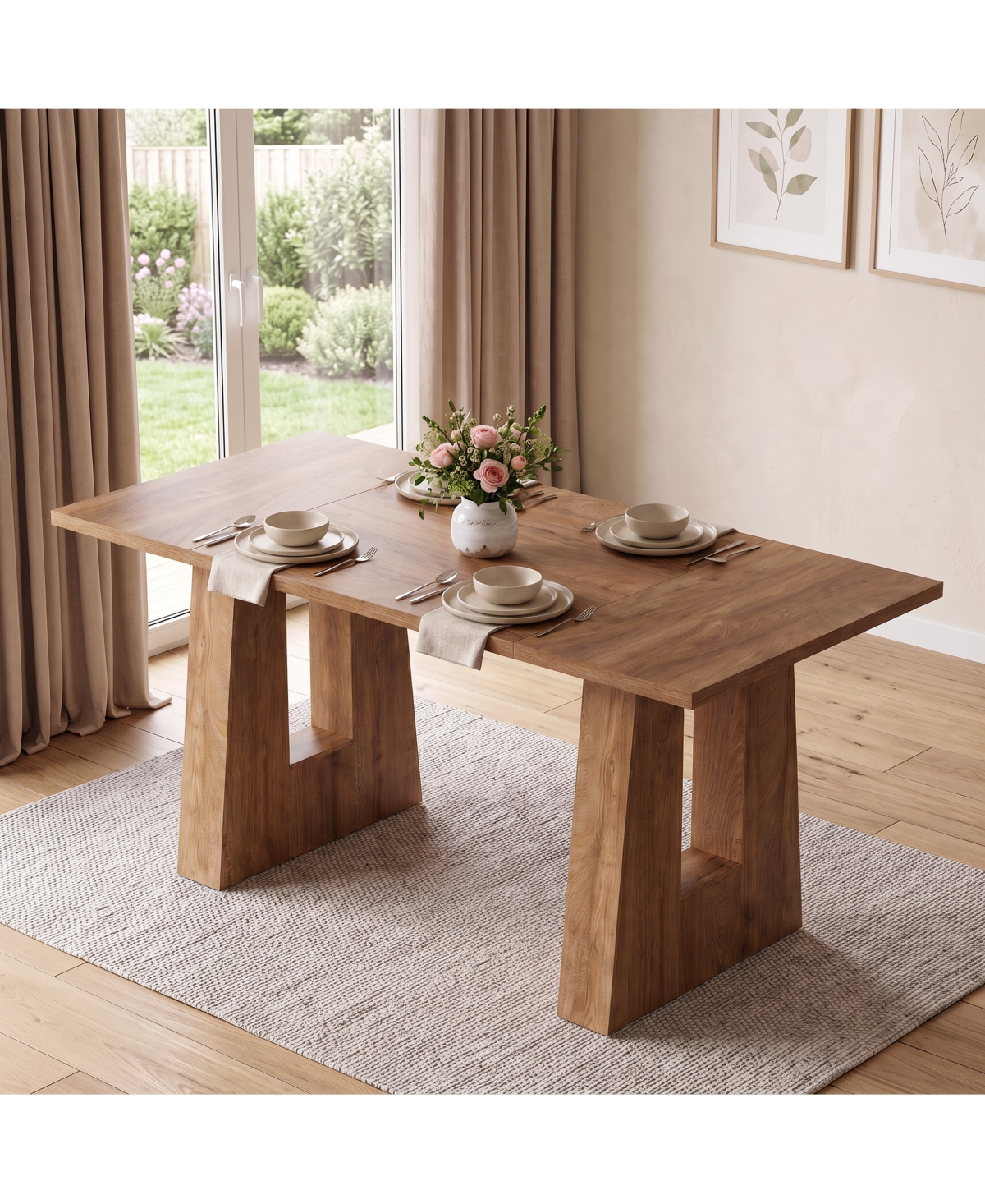 Click here for gaomon Dining Table for 4-6 People  Modern Kitchen... prices