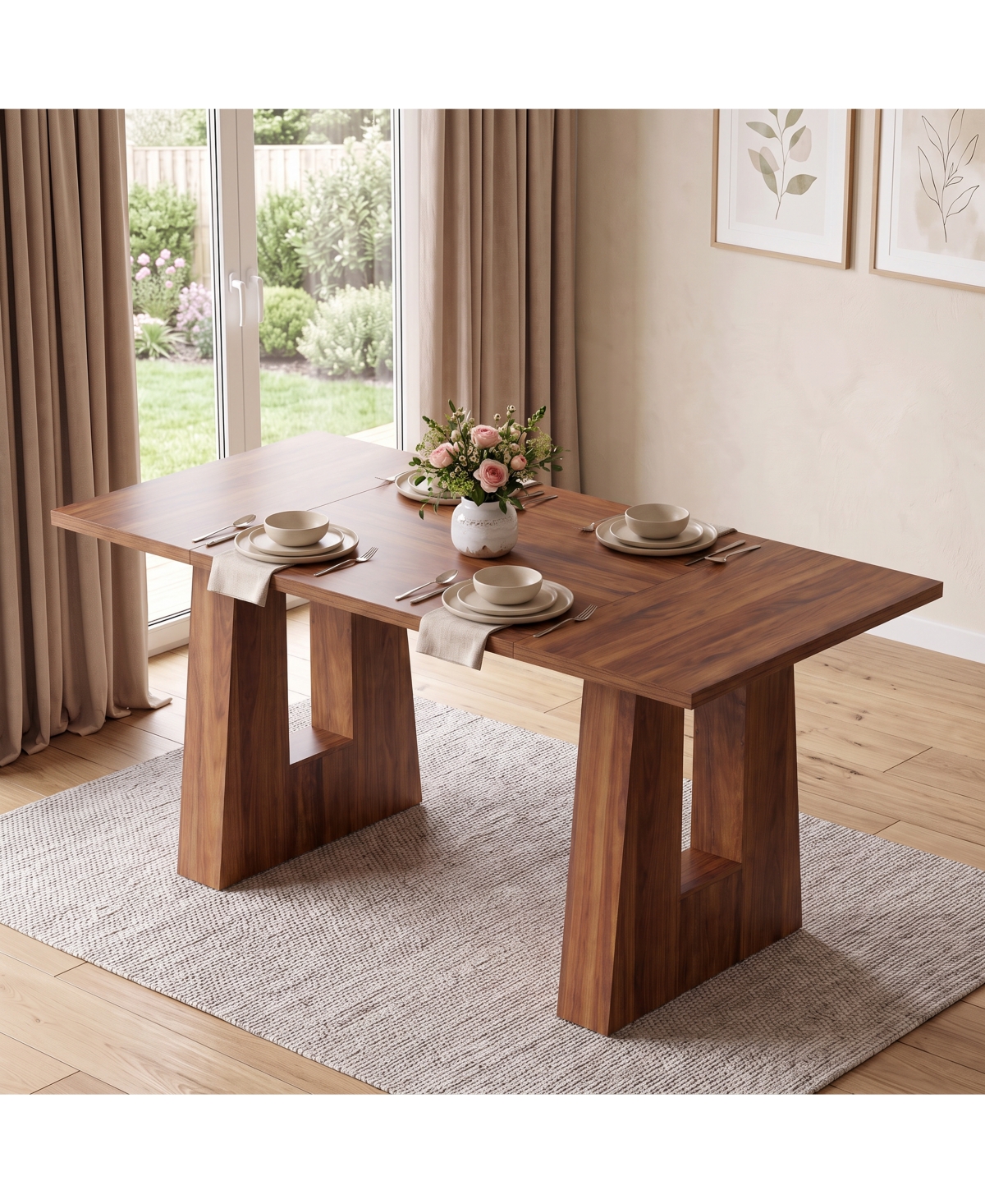 Click here for gaomon Dining Table for 4-6 People  Modern Kitchen... prices