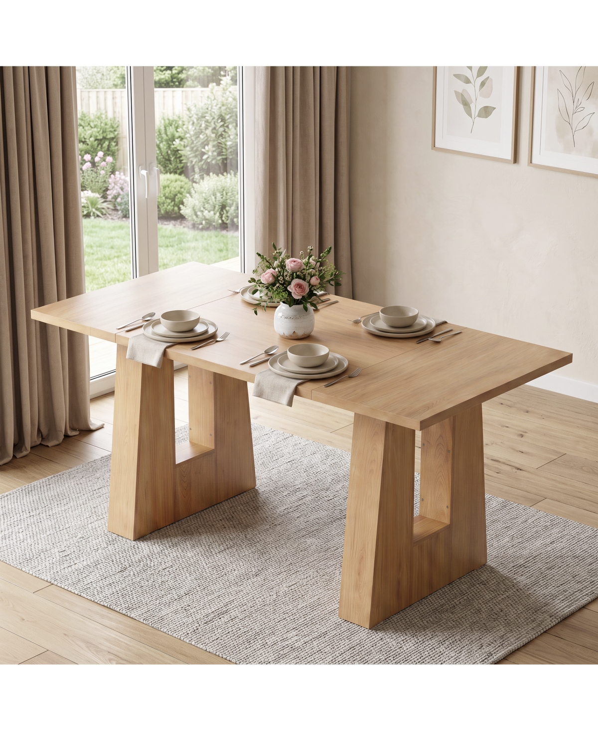 Click here for gaomon Dining Table for 4-6 People  Modern Kitchen... prices