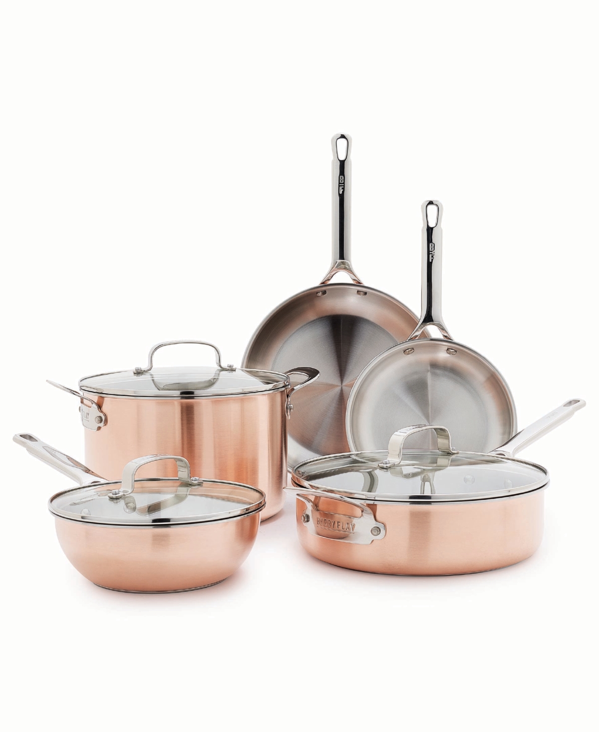 Click here for GreenPan Bobby Flay Copper Clad 8-Piece Cookware S... prices