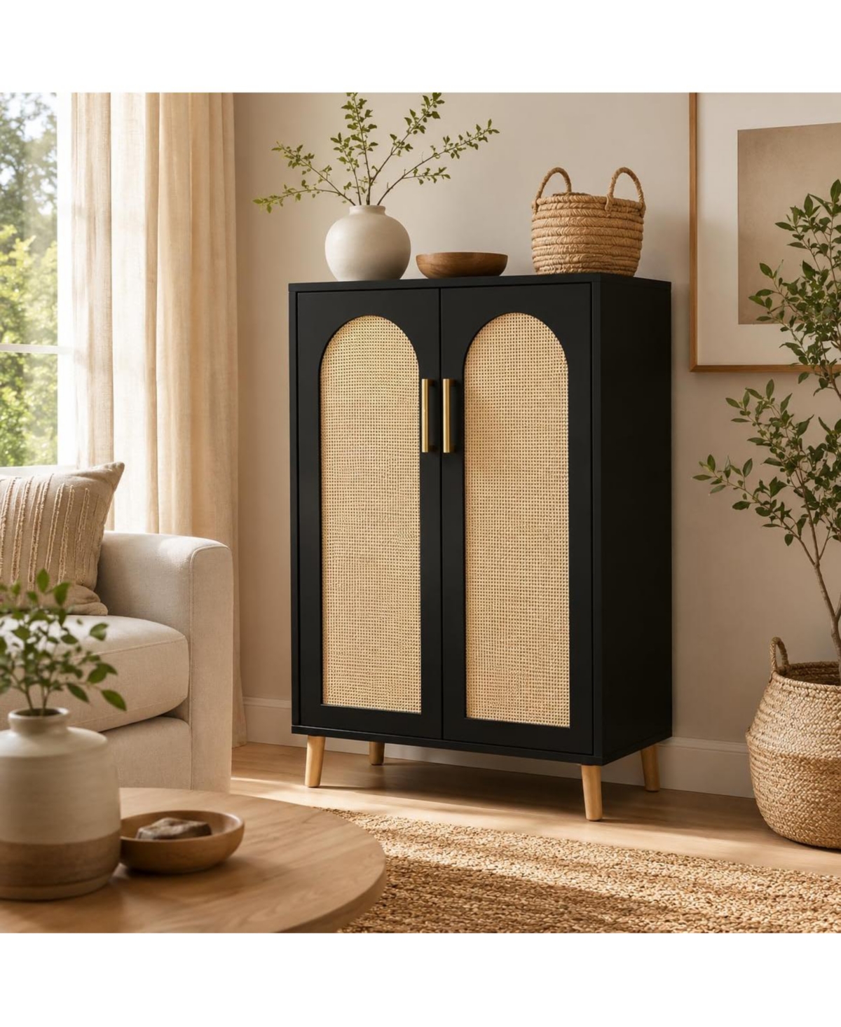Click here for gaomon Entryway Storage Cabinet 23.6 Tall Freestan... prices