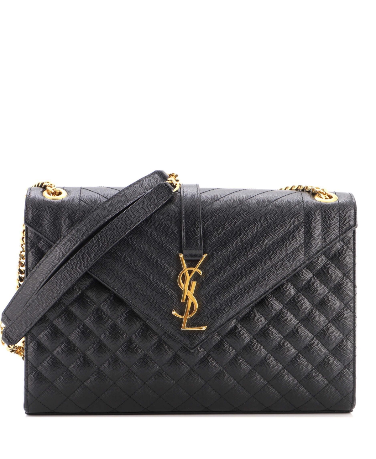 Click here for Pre-Owned Saint Laurent Large Classic Monogram Env... prices