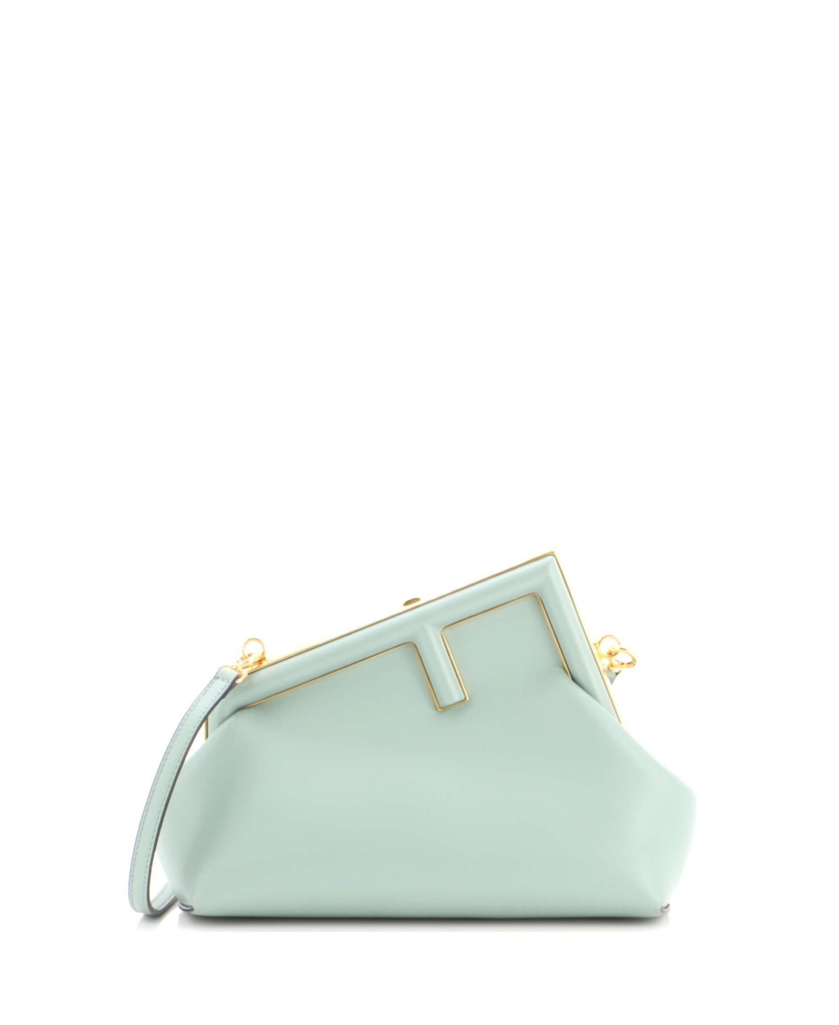 Click here for Pre-Owned Fendi Small First Bag Leather - Green prices