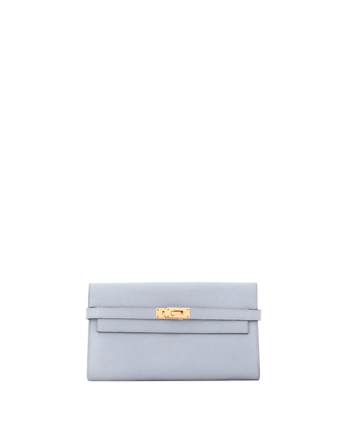 Click here for Pre-Owned Hermes Long Kelly Wallet Epsom - Blue prices