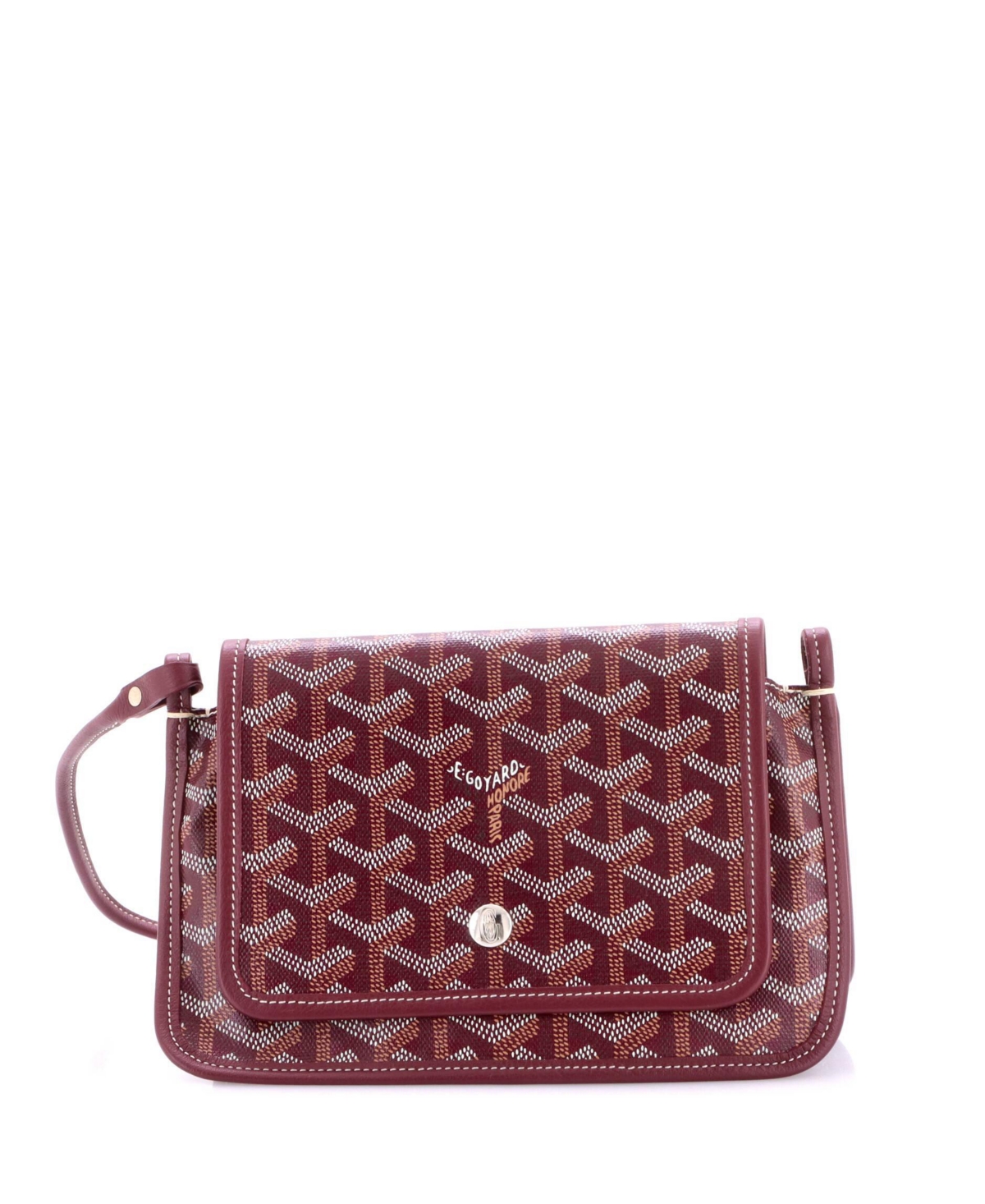 Click here for Pre-Owned Goyard Plumet Clutch Wallet Coated Canva... prices