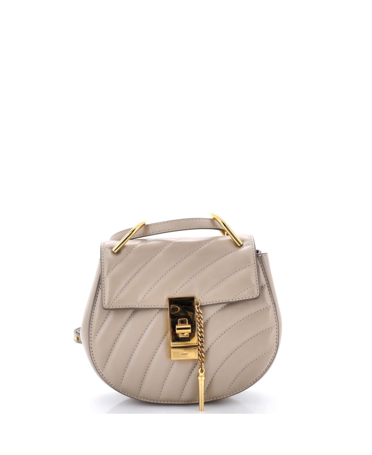 Click here for Pre-Owned Chloe Mini Drew Bijou Crossbody Bag Quil... prices