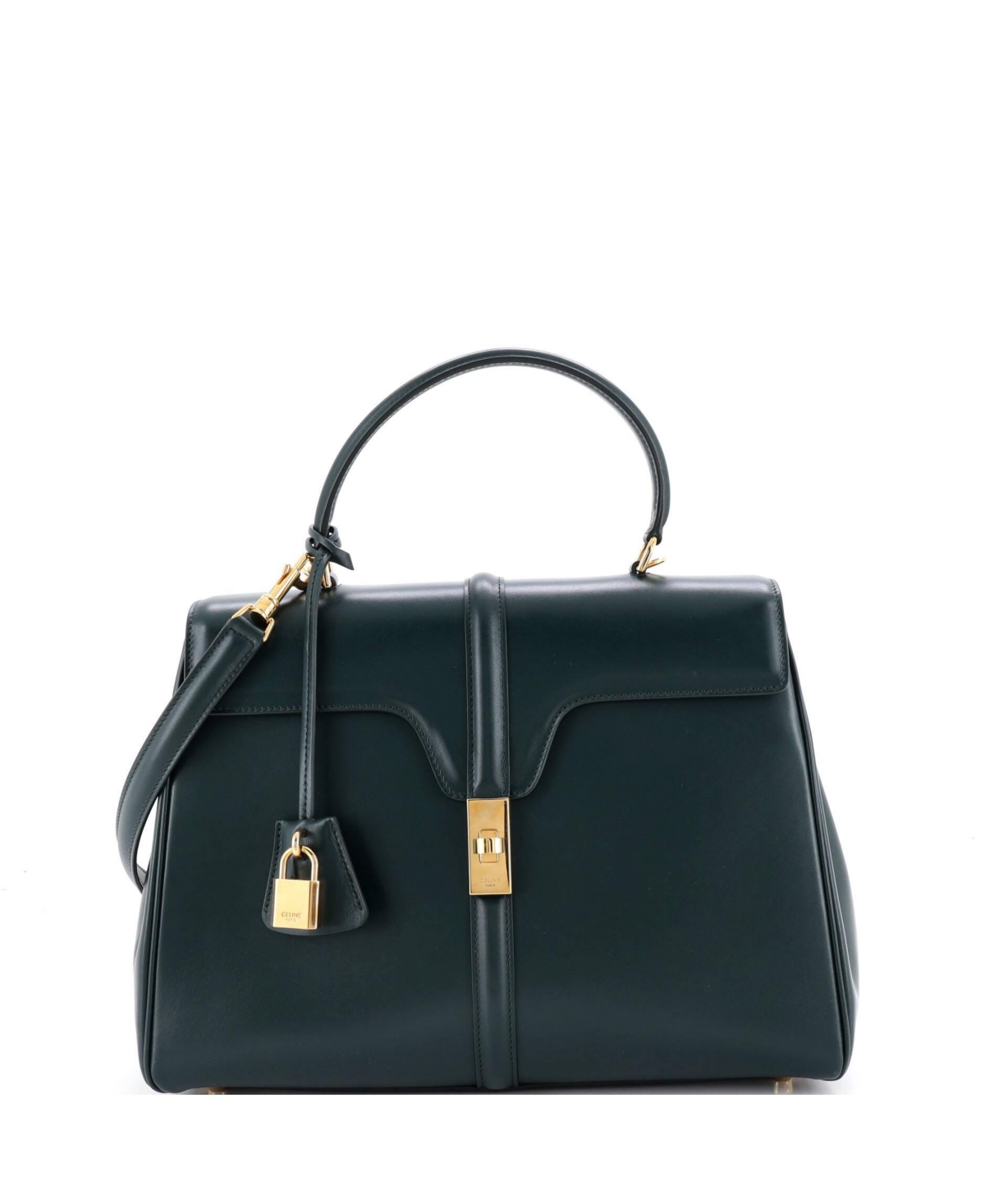 Click here for Pre-Owned Celine Medium 16 Top Handle Bag Smooth C... prices