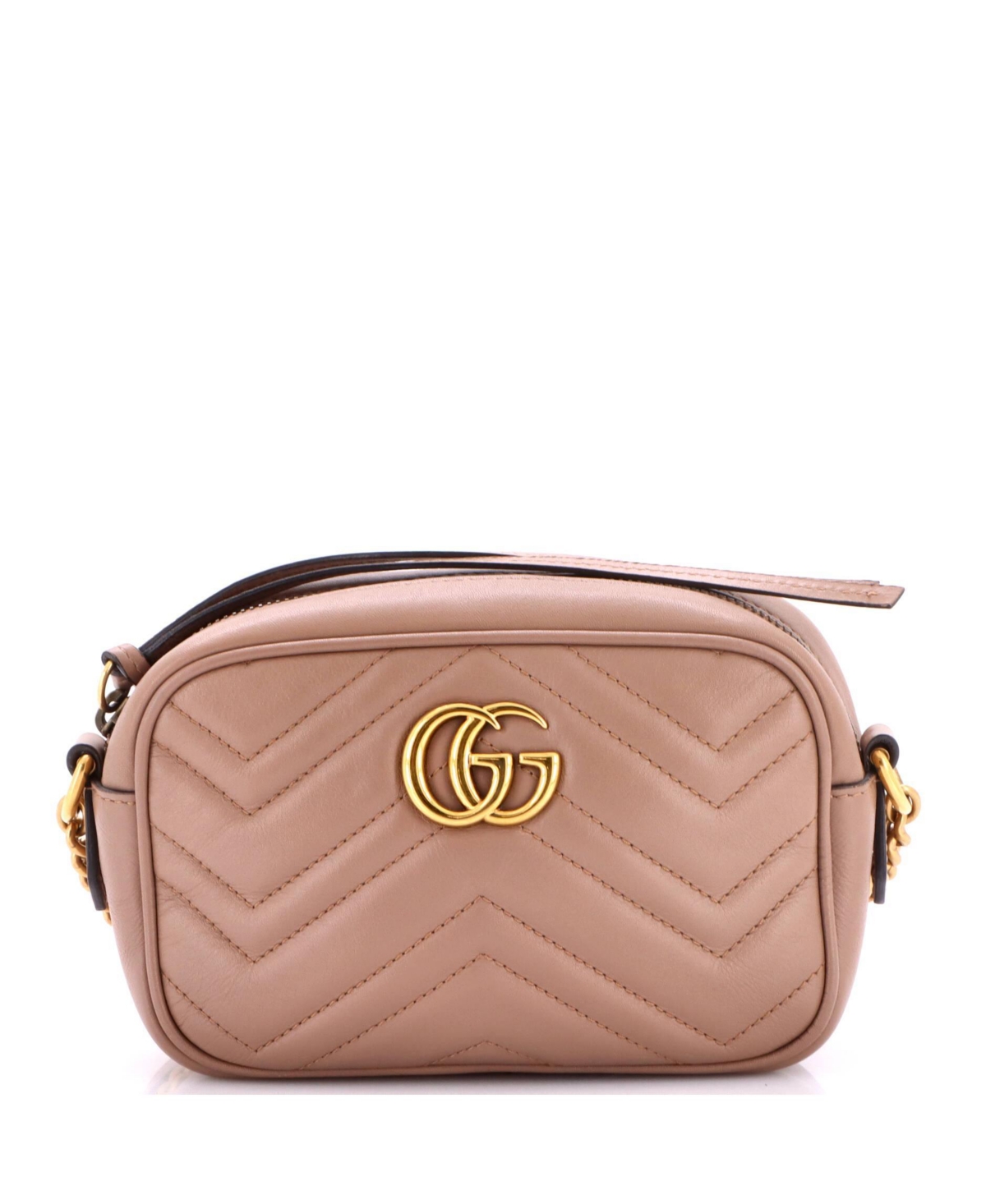 Click here for Pre-Owned Gucci Mini Gg Marmont Shoulder Bag Matel... prices