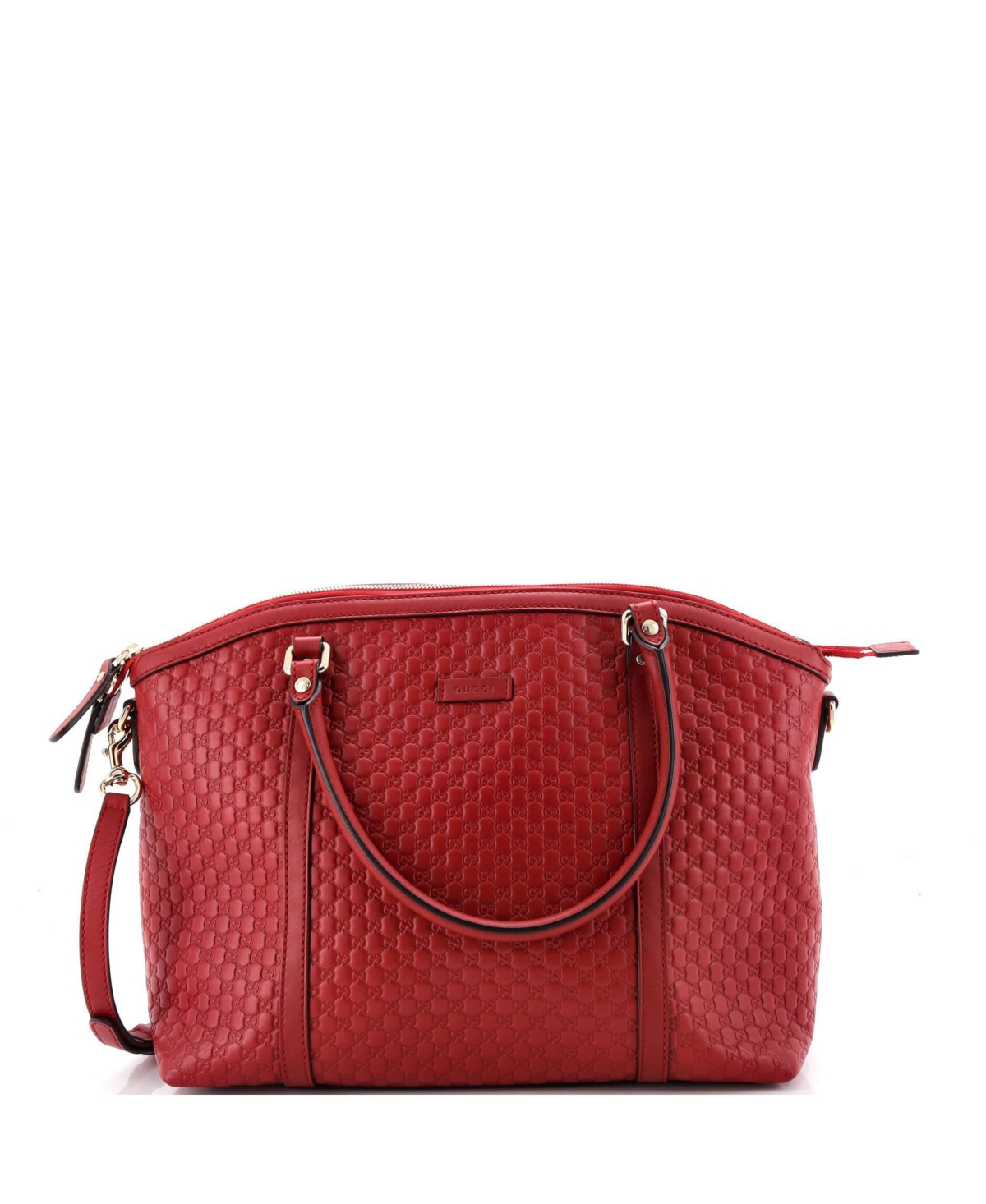 Click here for Pre-Owned Gucci Medium Britt Convertible Dome Satc... prices