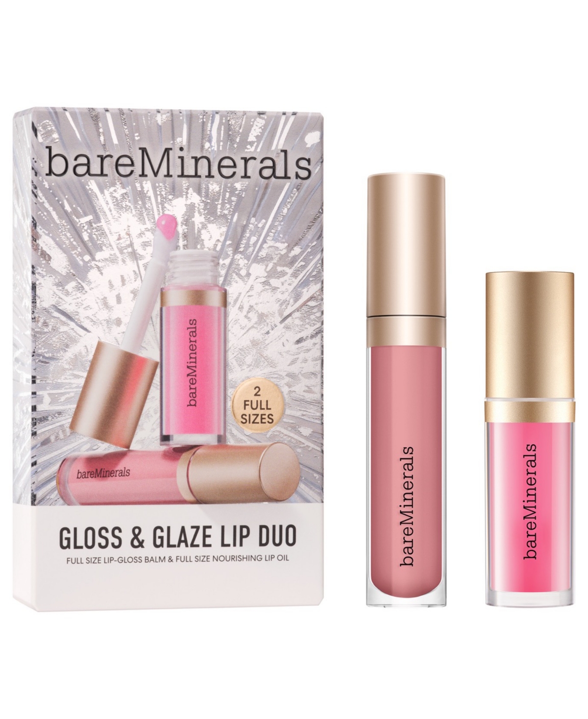 Click here for bareMinerals 2-Piece Gloss & Glaze Lip Gloss and O... prices