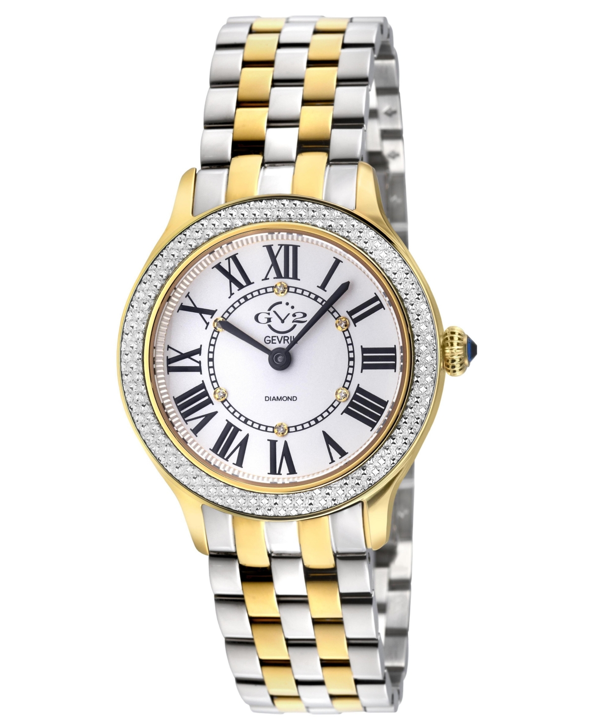 Click here for GV2 Womens Milan Swiss Quartz Two toned Ss Ipyg St... prices