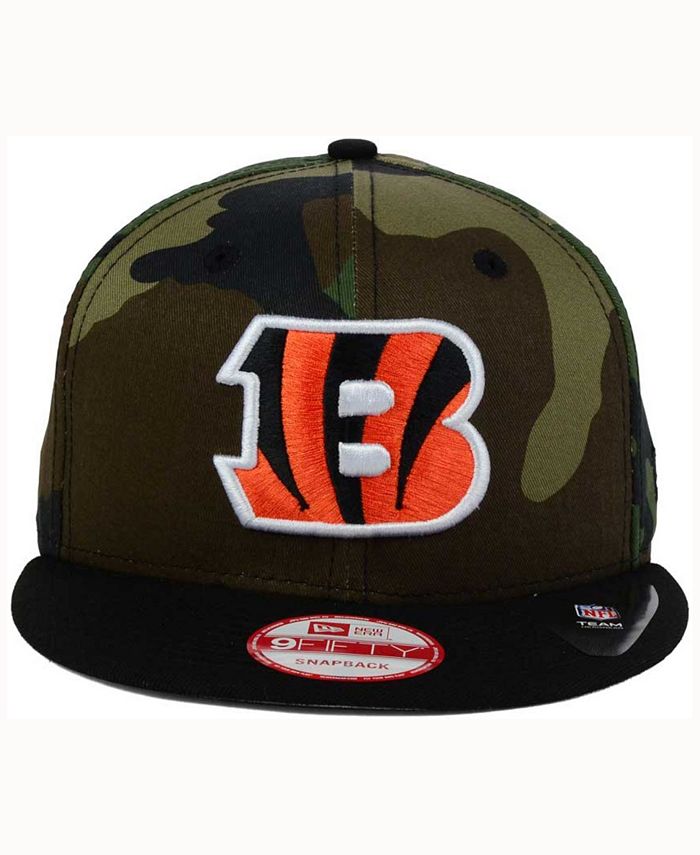 New Era Cincinnati Bengals Camo Two Tone 9FIFTY Snapback Cap - Macy's