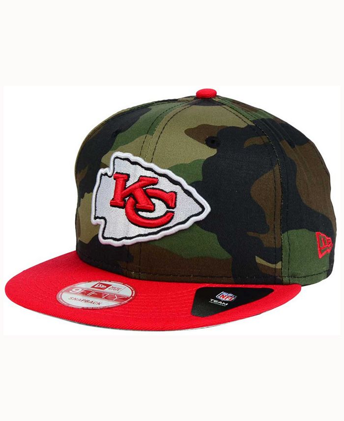 New Era Kansas City Chiefs Camo Two Tone 9FIFTY Snapback Cap - Macy's