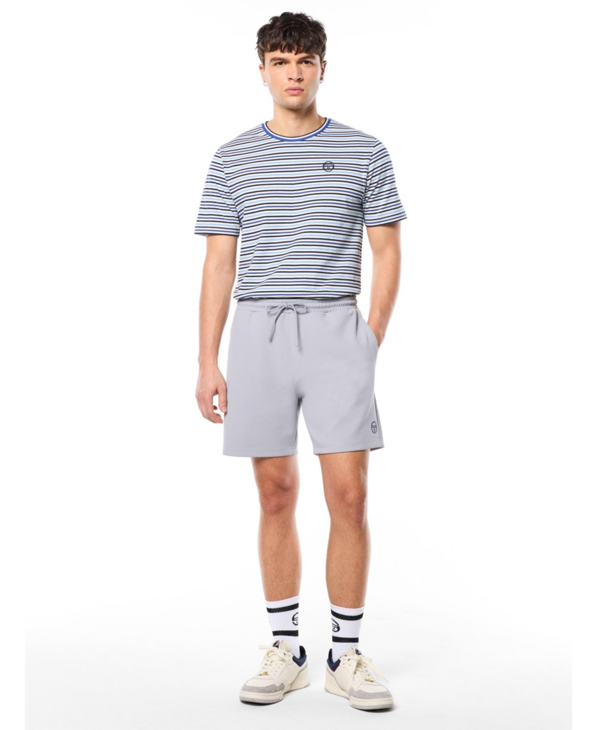 Click here for Sergio Tacchini Mens Piano Short - Sleet prices