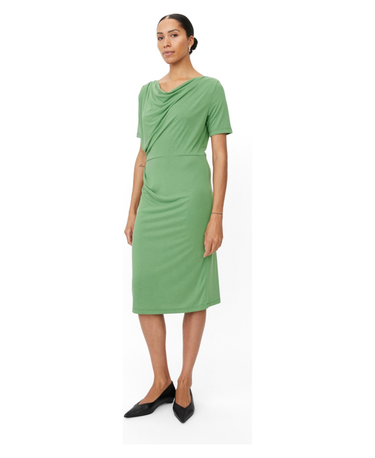 Click here for Masai Copenhagen Womens Manysara Cowl Neck Midi Dr... prices