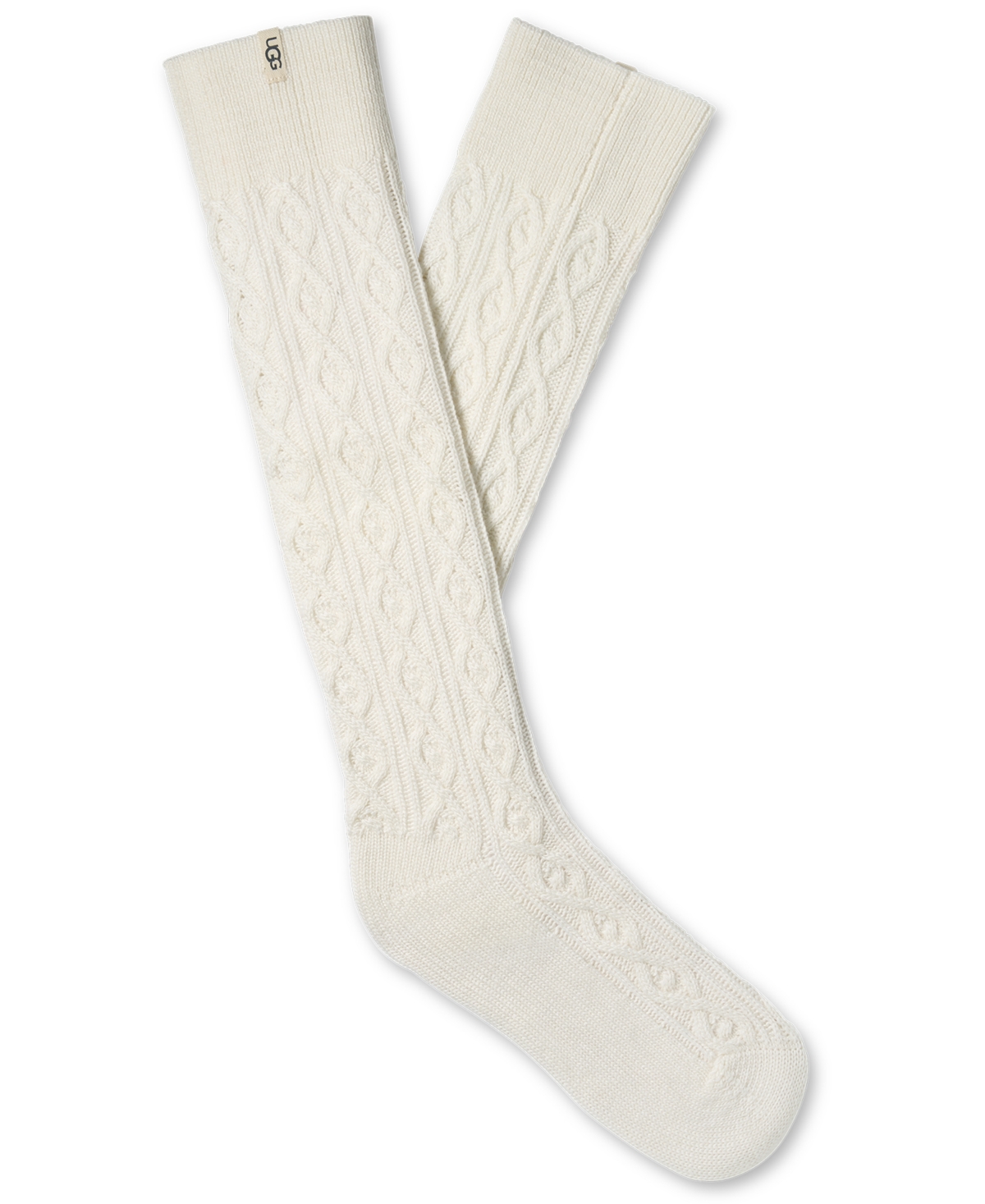 Click here for Ugg Womens Rensa Cable-Knit Knee-High Socks - Crea... prices