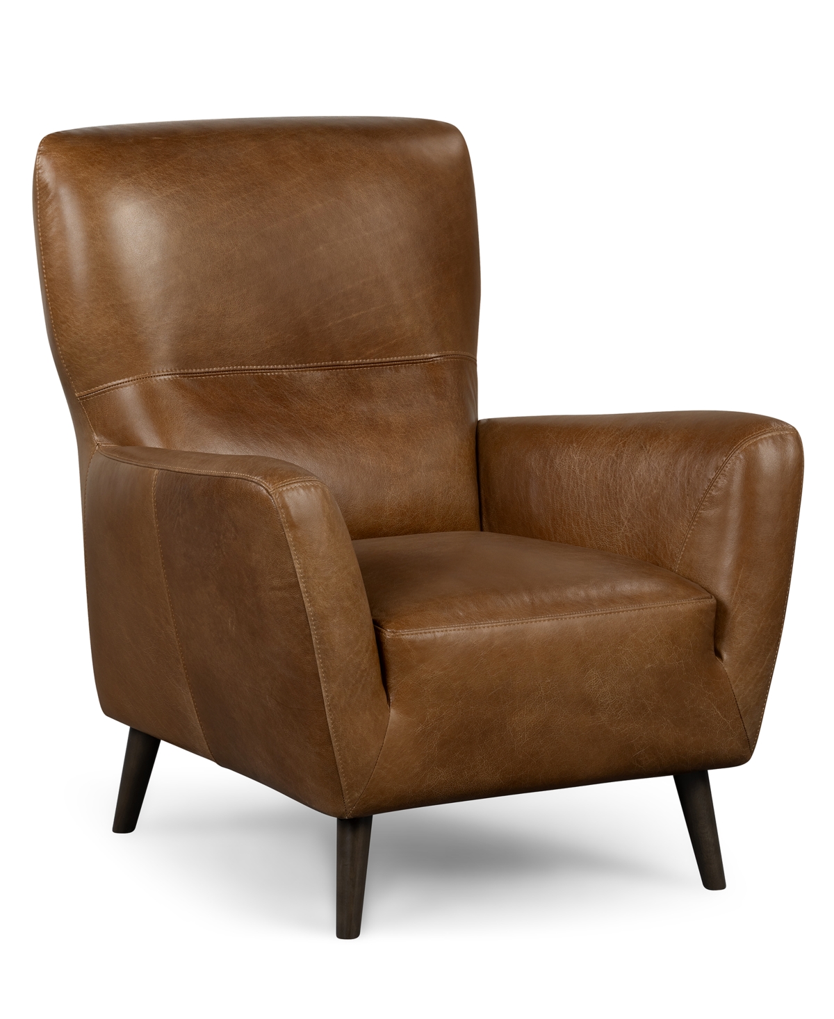 Click here for Avori Leather 32 Club Chair  Macys Exclusive - Moc... prices
