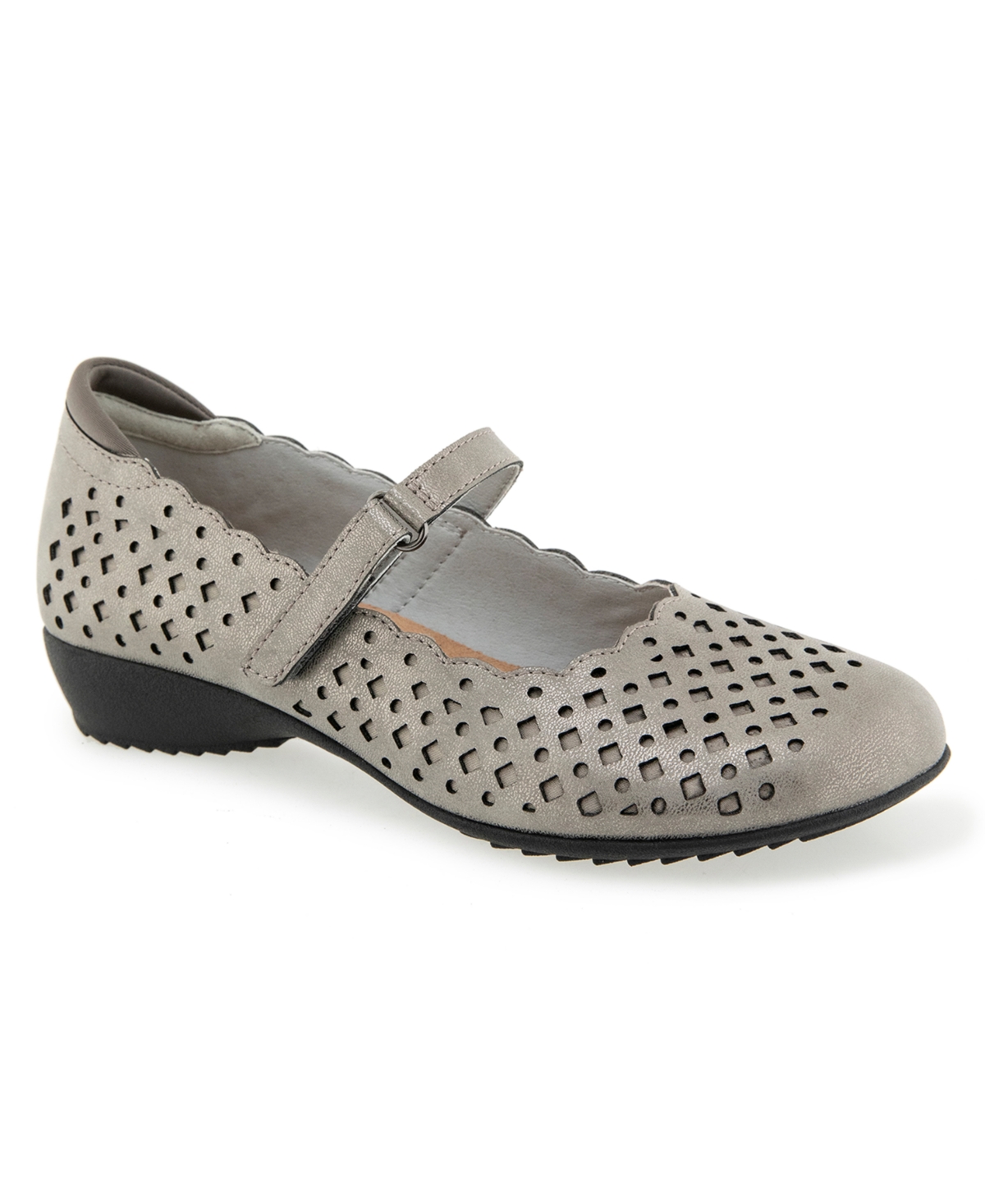 Click here for Jbu Womens Nancy Mary Jane Round Toe Flats - Gunme... prices
