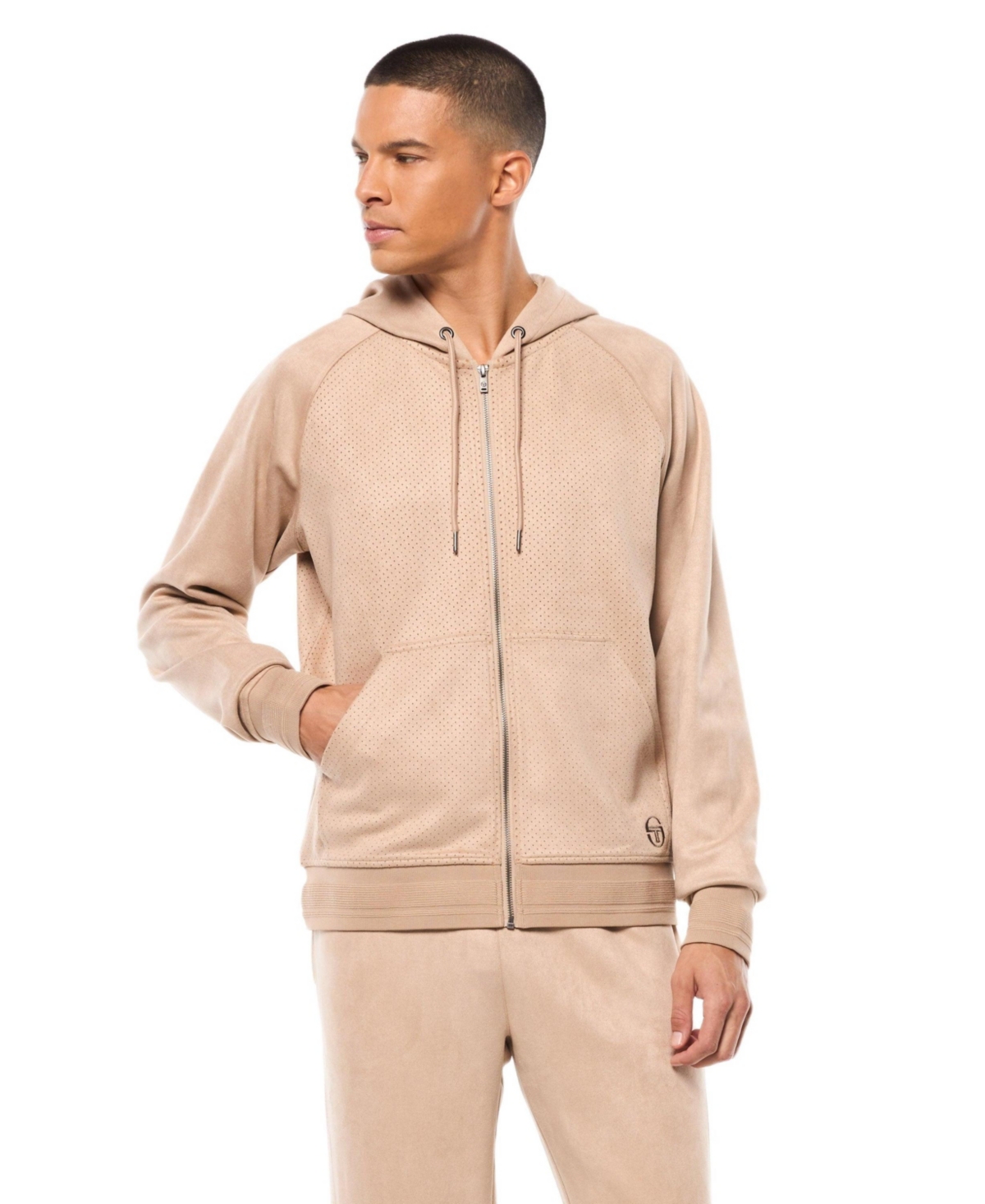 Click here for Sergio Tacchini Mens Camoscio Hoodie - Humus prices