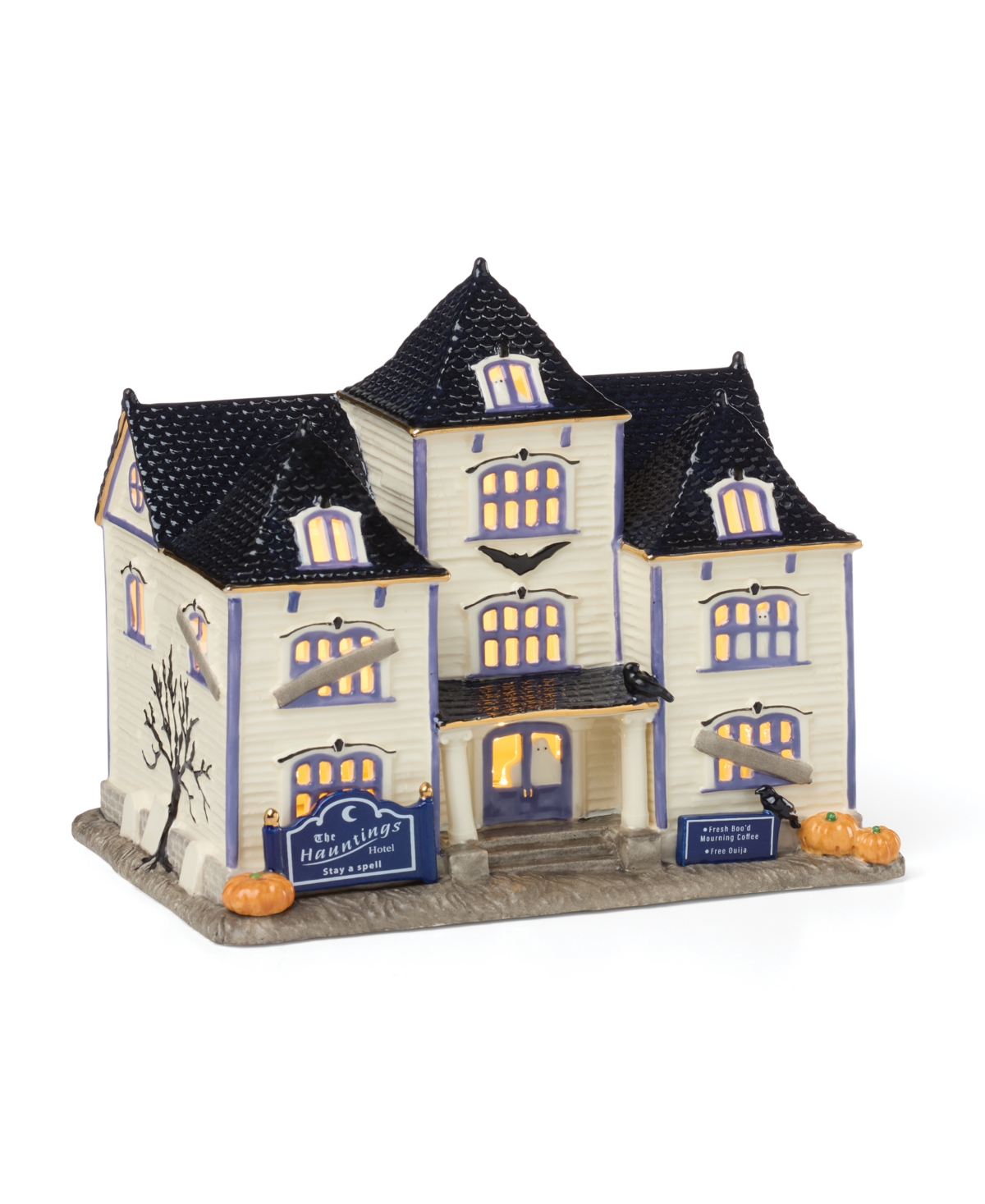 Click here for Lenox Vintage Halloween Hotel Light-Up Figurine -... prices