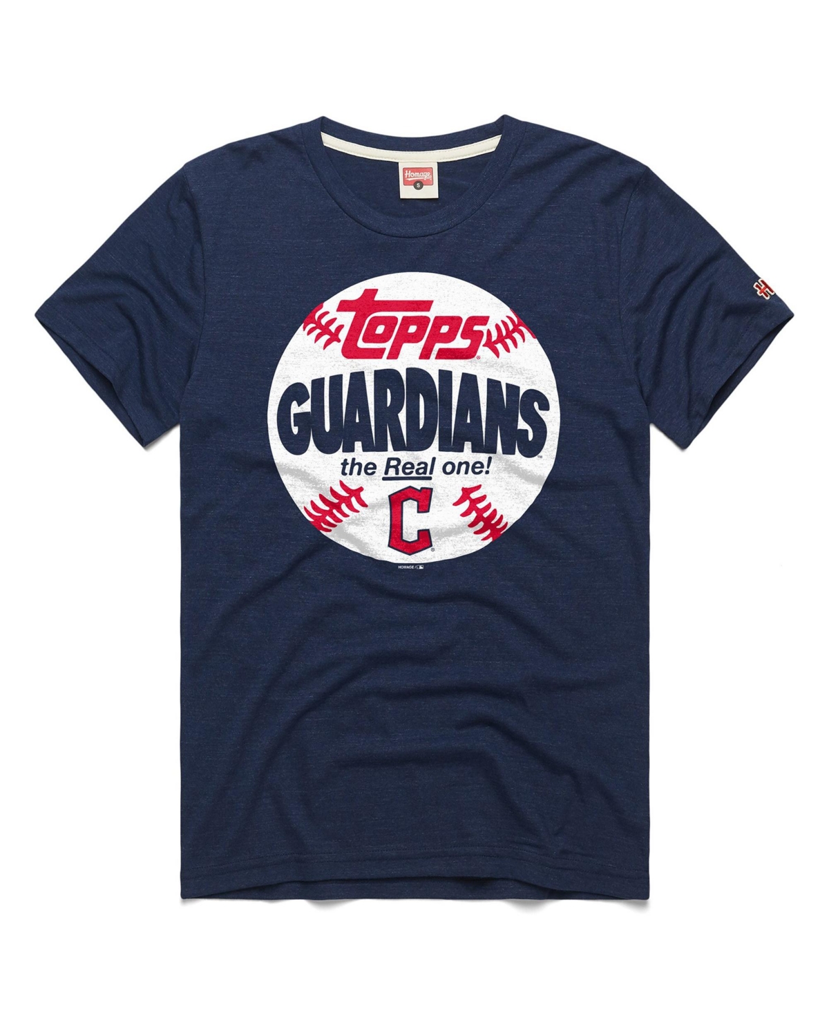 Click here for Homage Mens Cleveland Guardians Mlb x Topps Baseba... prices