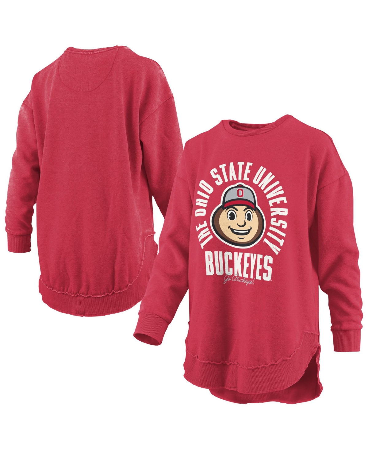 Click here for Pressbox Womens Ohio State Buckeyes Blitz Long-Sle... prices