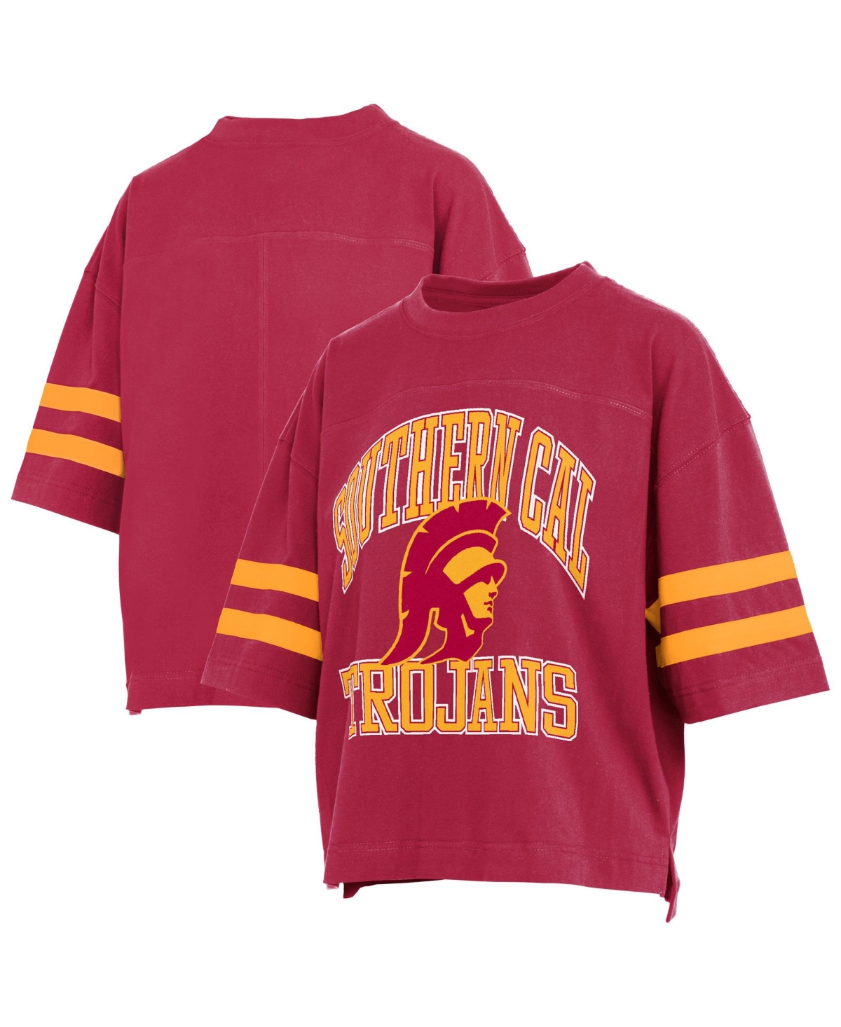 Click here for Pressbox Womens Usc Trojans Wayne Tyler Cropped Ov... prices