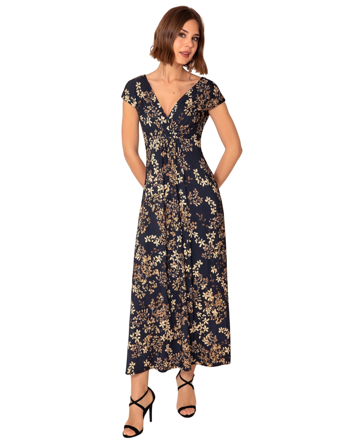 Click here for Alie Street London Womens Sophia Gathered Maxi Dre... prices