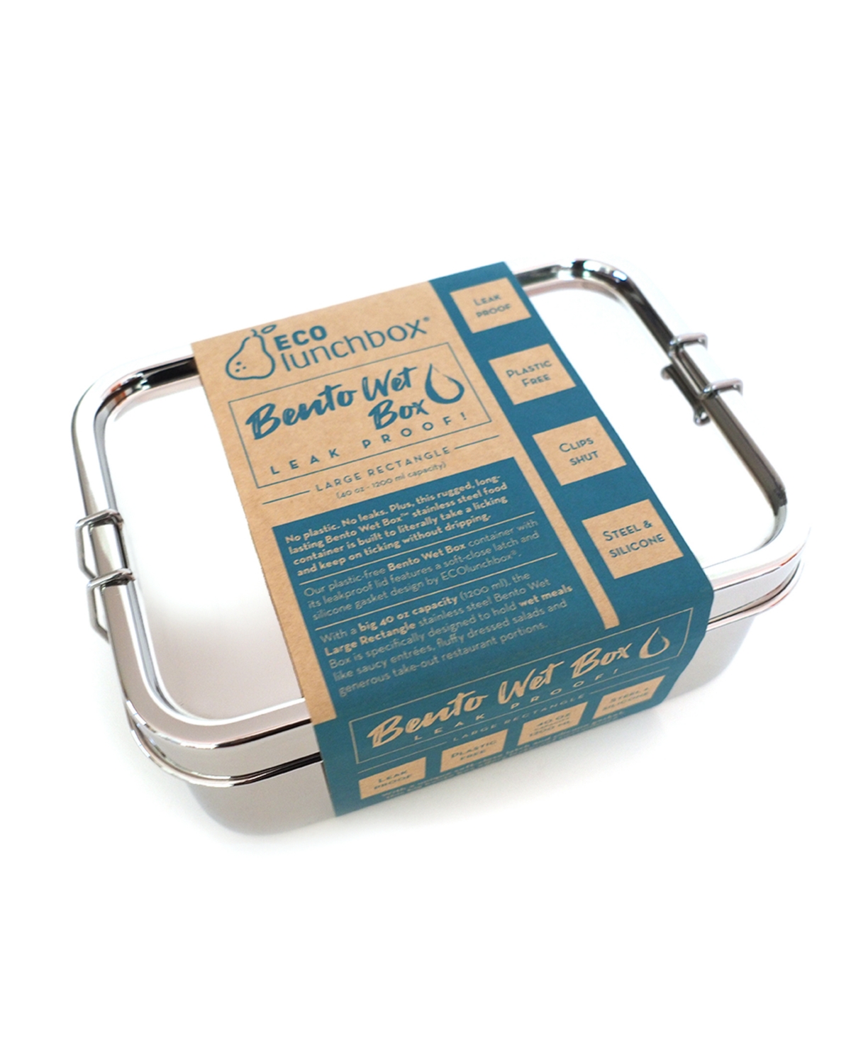 Click here for three by three ECOlunchbox Large Rectangle Bento W... prices