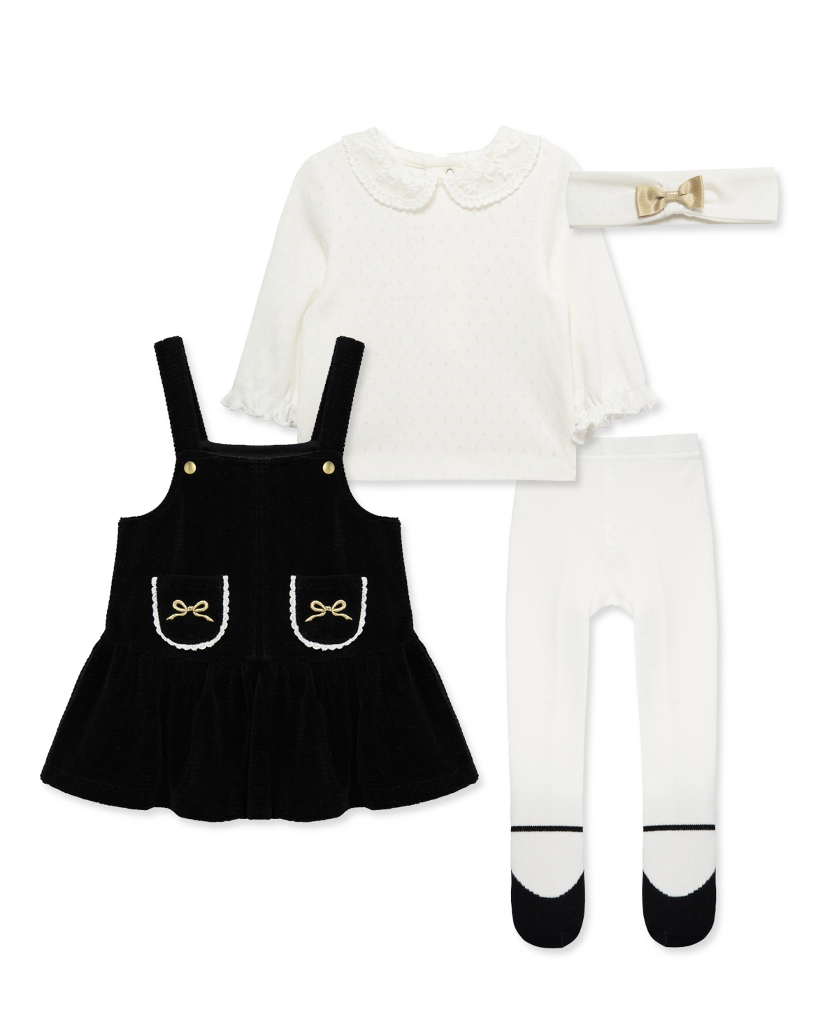 Click here for Little Me Baby Girls Bow Embellished Jumper  Top... prices