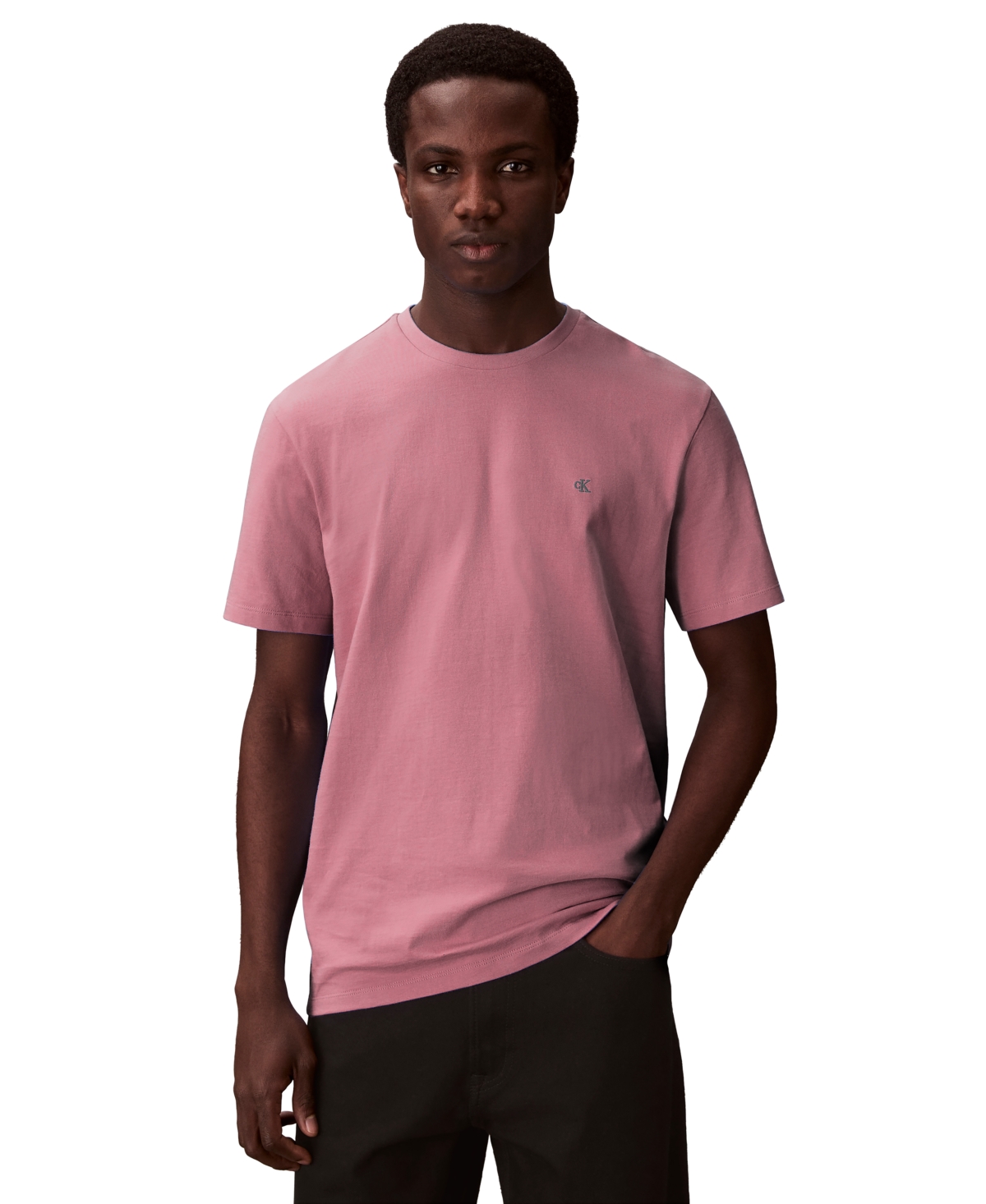 Click here for Calvin Klein Mens Solid Crewneck T-Shirt - Brillia... prices