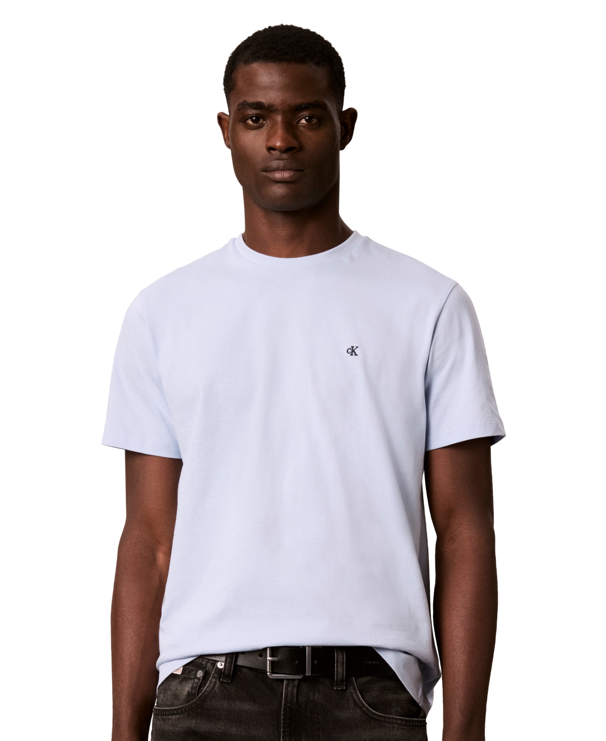 Click here for Calvin Klein Mens Solid Crewneck T-Shirt - Breezy... prices