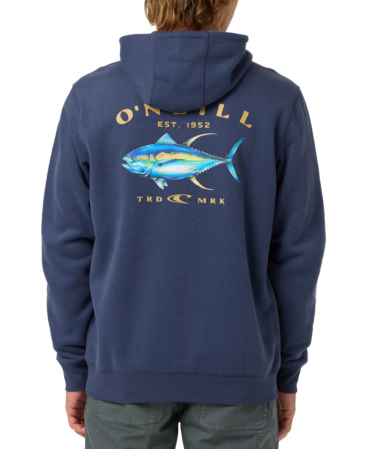 Click here for ONeill Mens Big Tuna Pullover Graphic Hoodie - Nav... prices