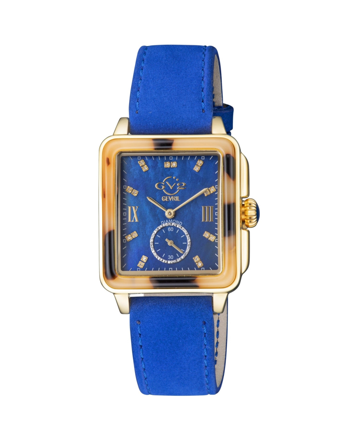 Click here for GV2 by Gevril Womens Bari Tortoise Swiss Quartz Bl... prices